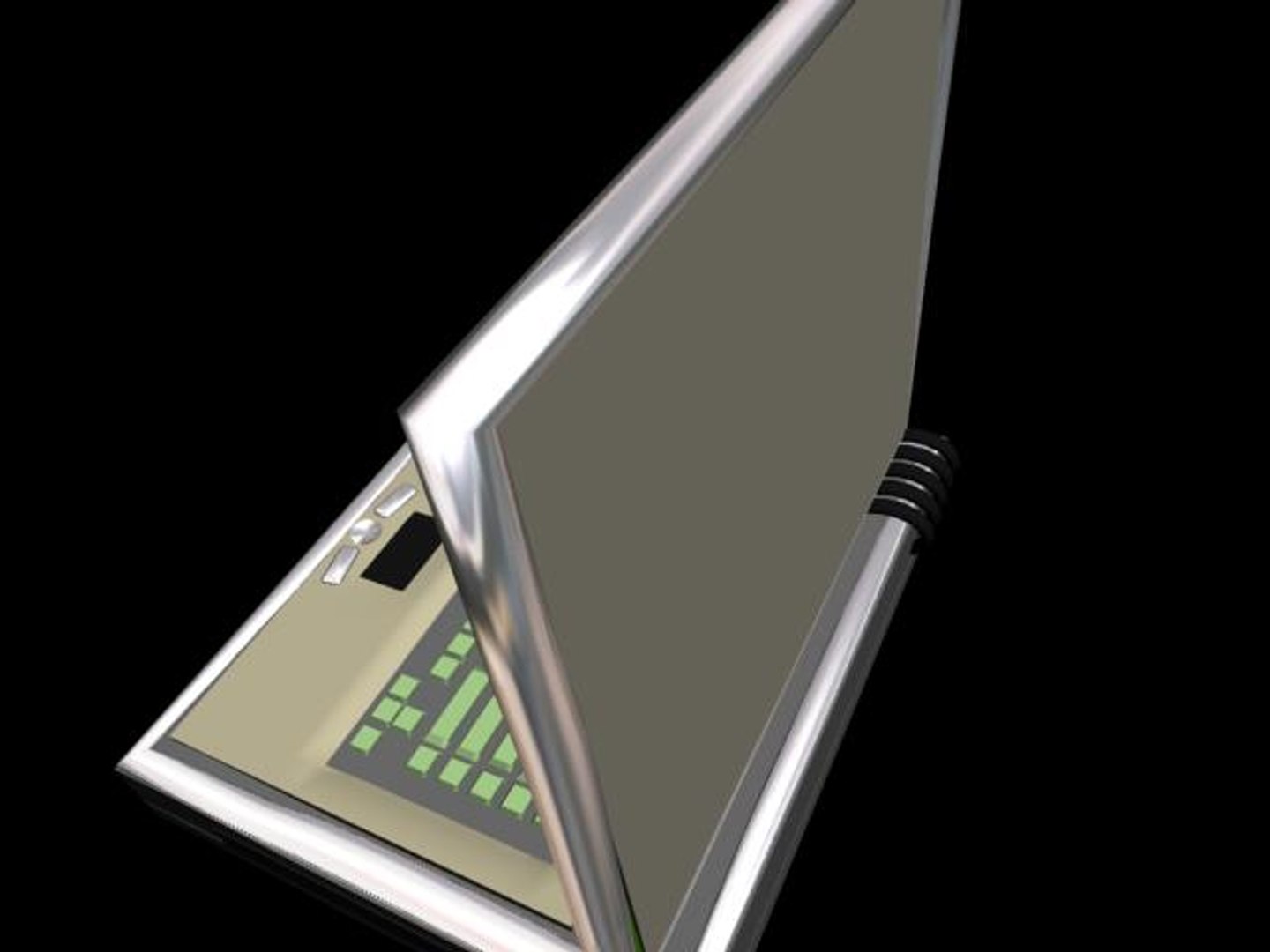 Deskbook Laptop 3d Model