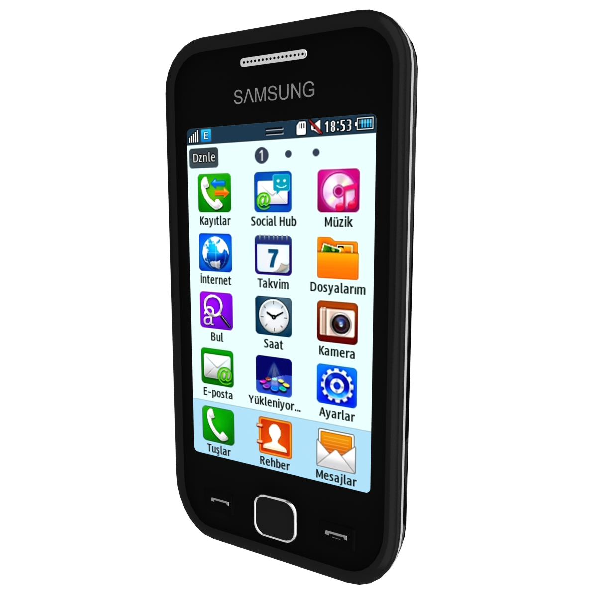 3d model samsung wave 525 s5253