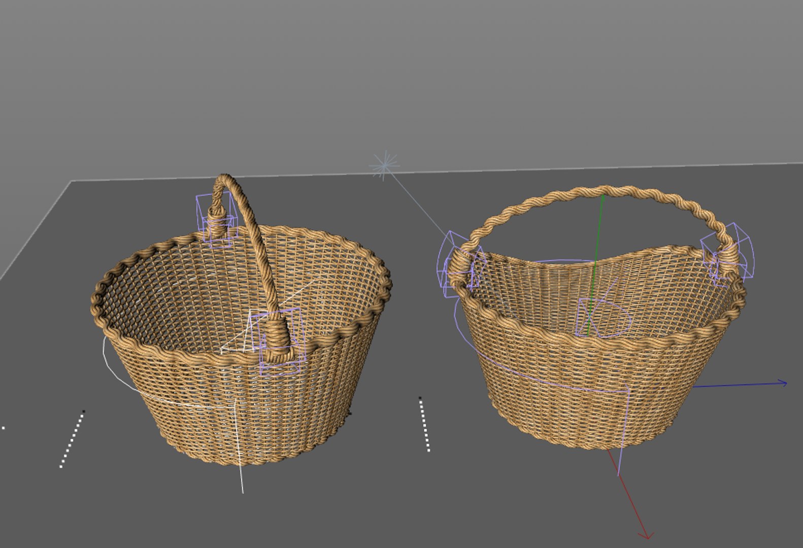 Wicker Basket 3D Model - TurboSquid 1552116