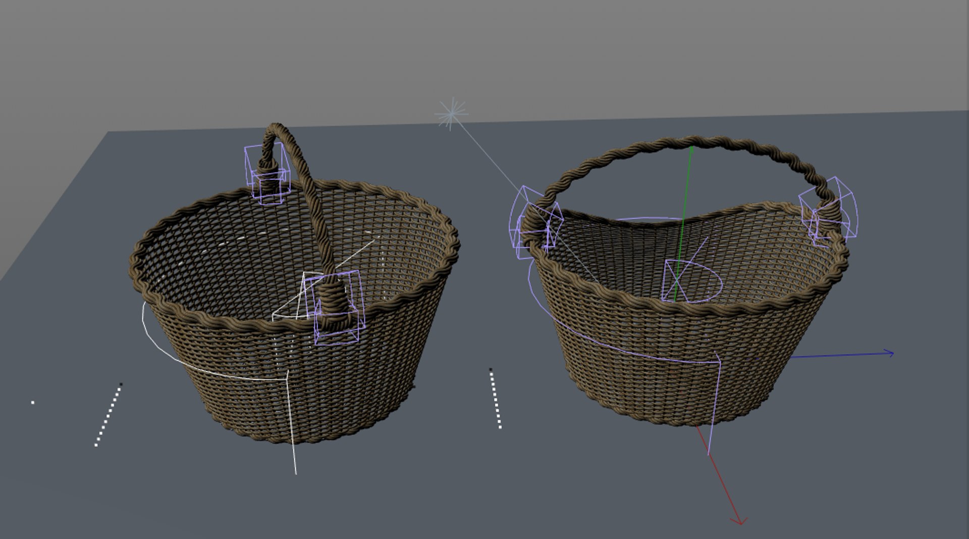 Wicker Basket 3D Model - TurboSquid 1552116
