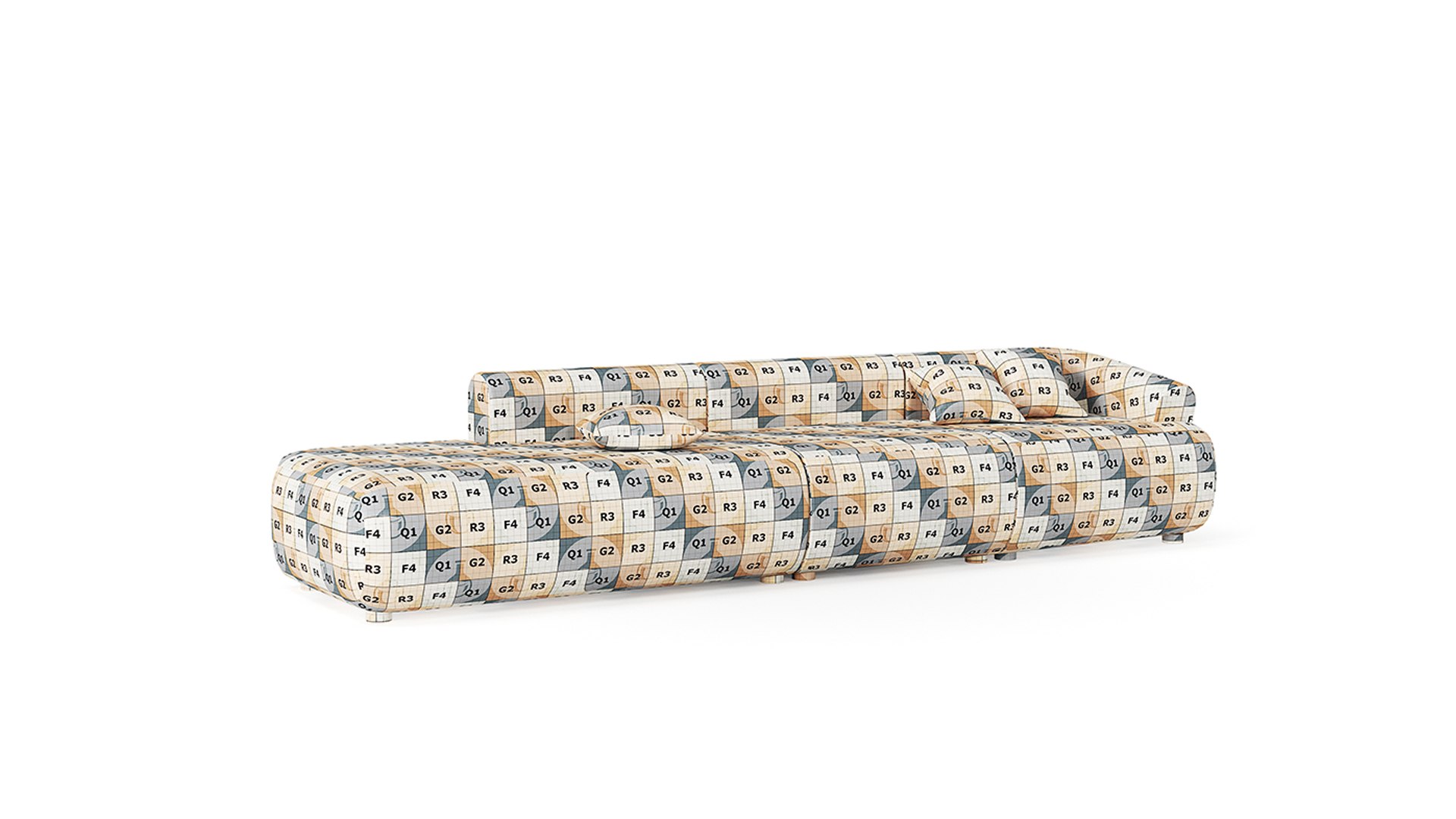Sofia Modular Sofa 3D - TurboSquid 1941704