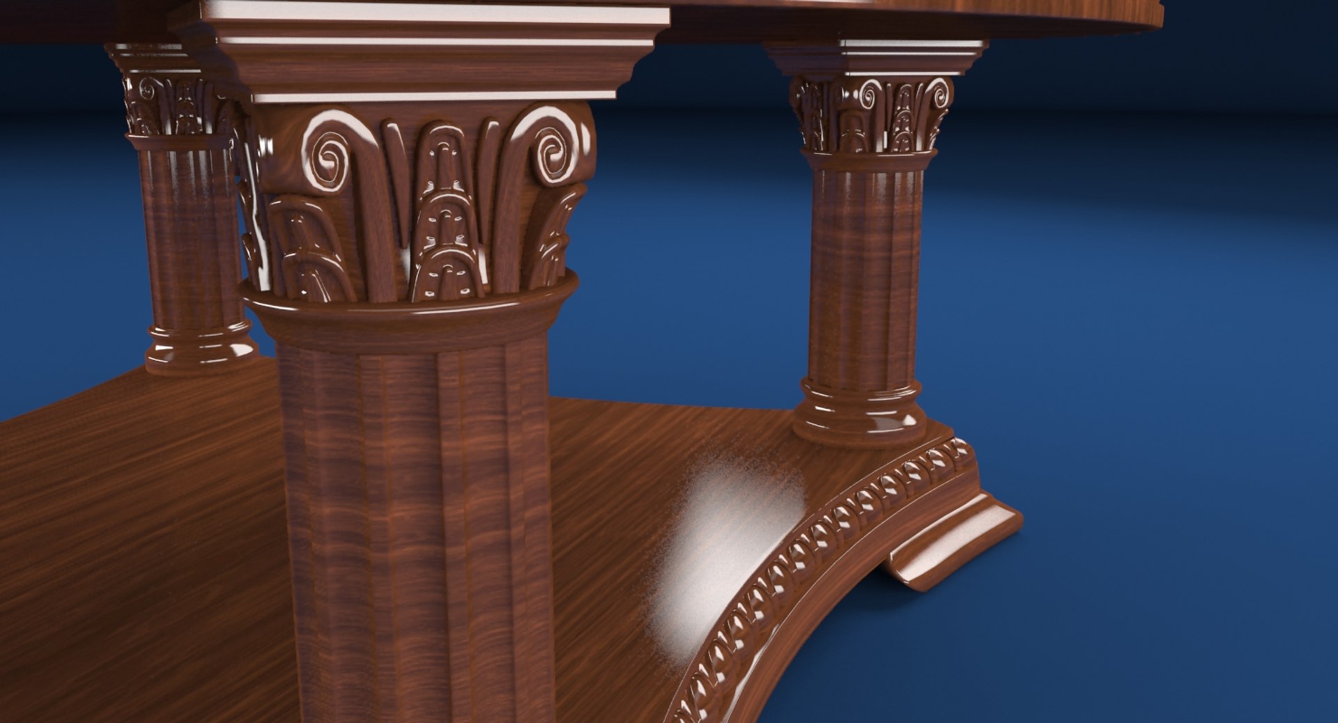 Classic Table 3d Model
