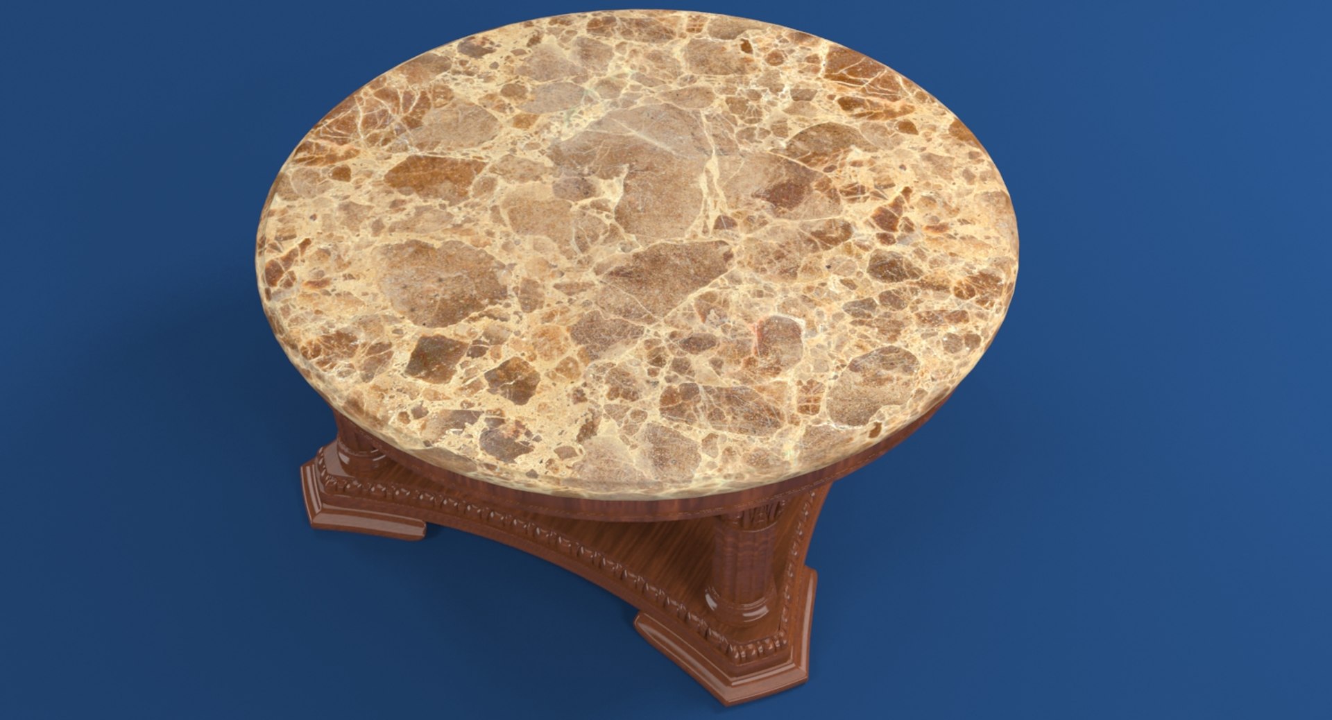 Classic Table 3d Model