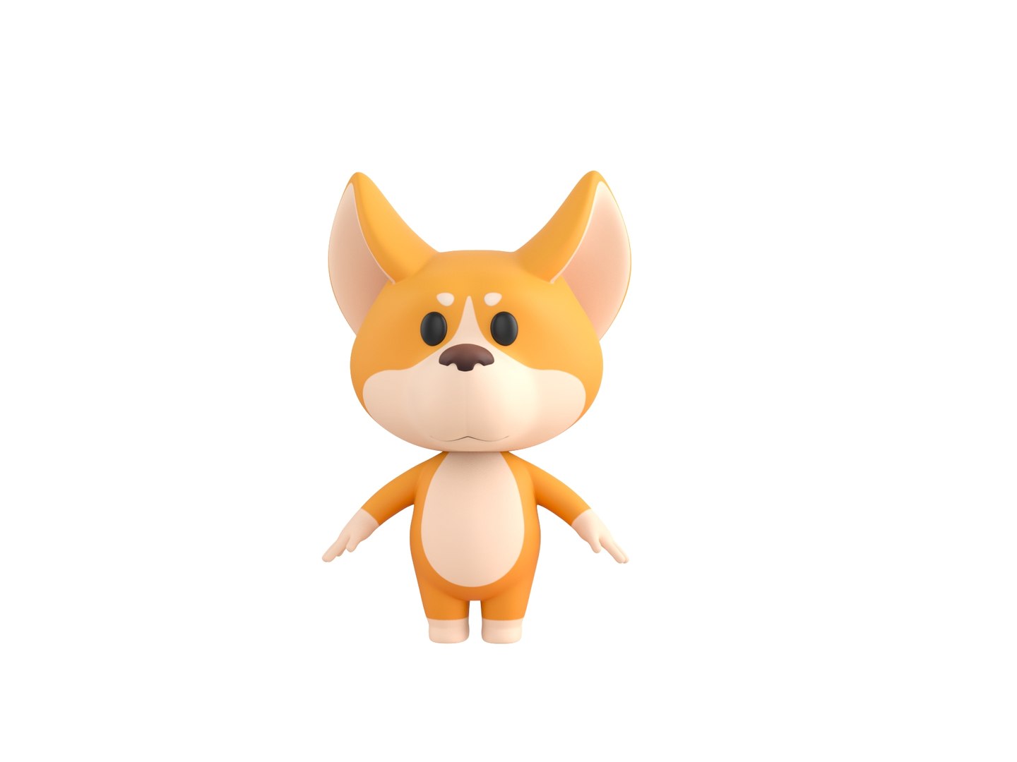 3D Character214 Corgi - TurboSquid 2024482