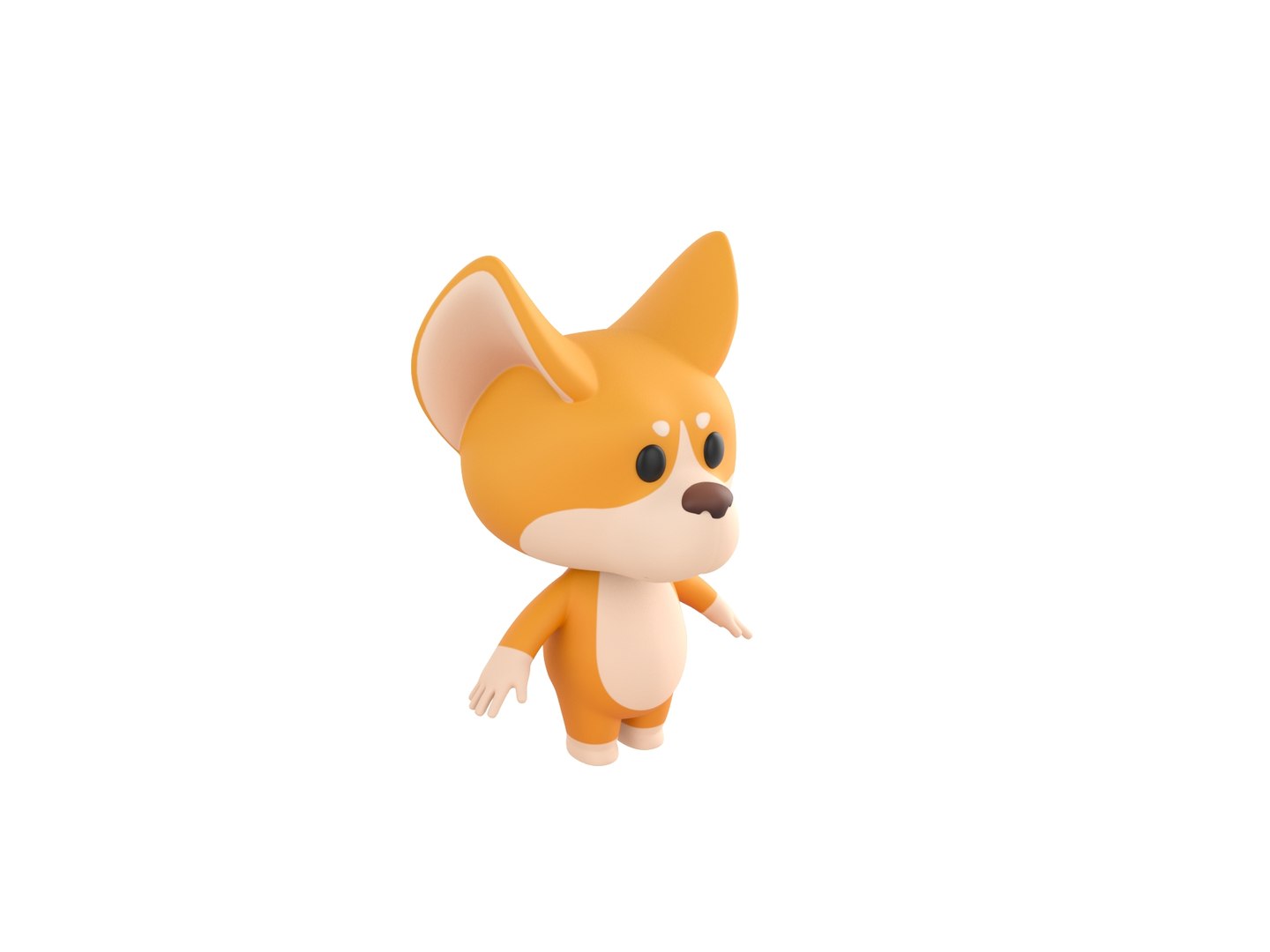 3D Character214 Corgi - TurboSquid 2024482
