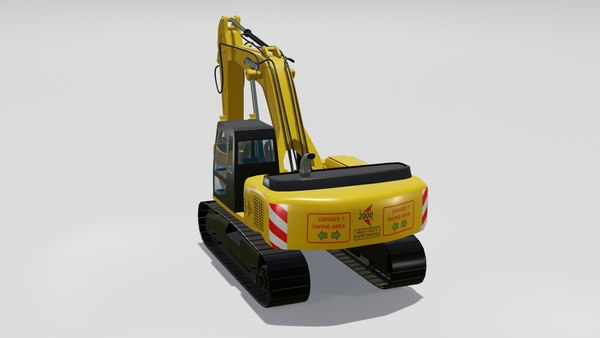 modelo 3d Excavator concept design - TurboSquid 2019623