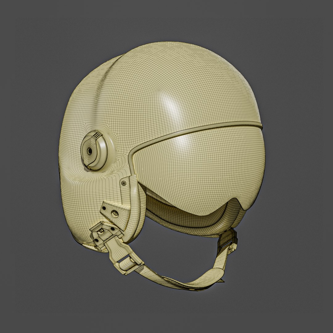 Msa Gallet Lh050 Pilot Helmet 3D Model - TurboSquid 2093092