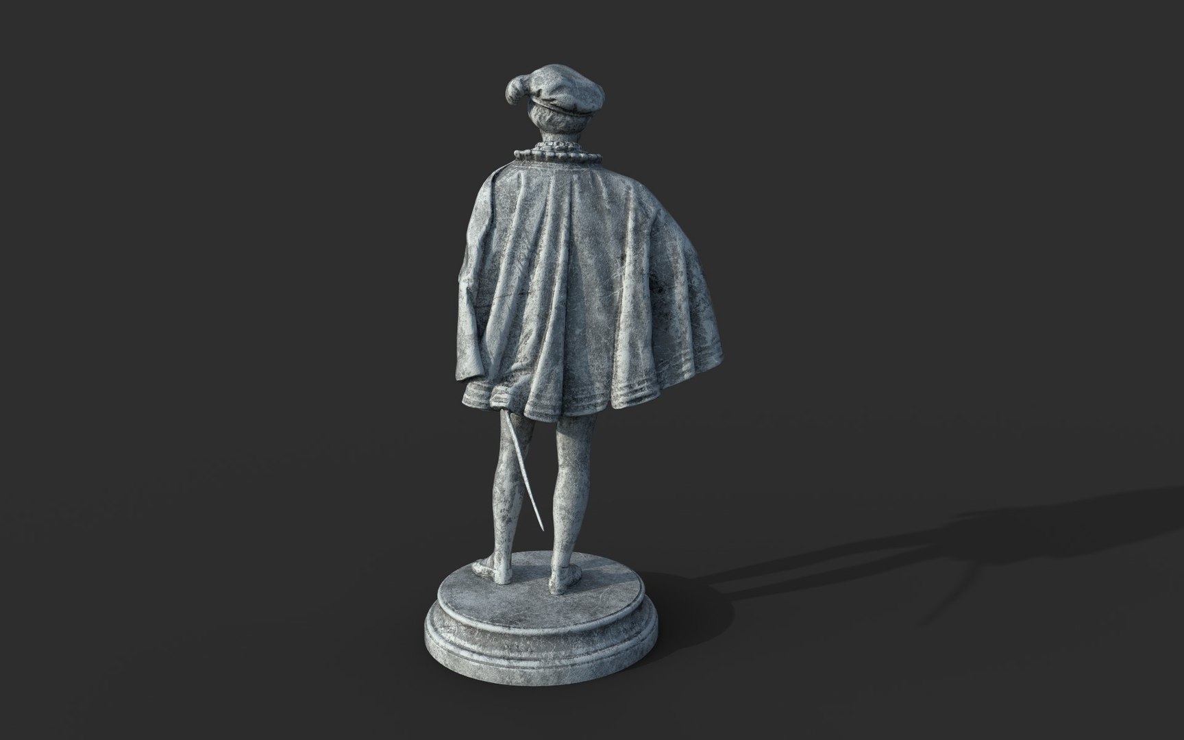Man Statue 3D Model - TurboSquid 1546128