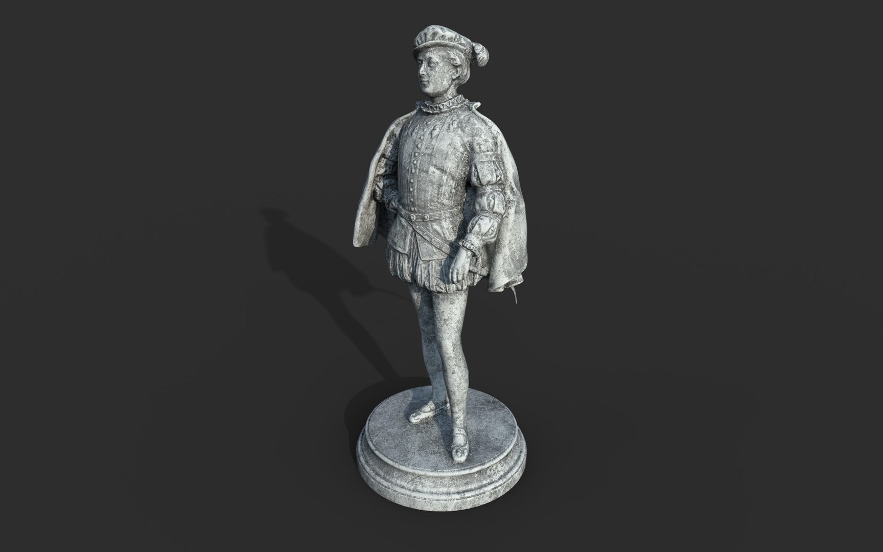 Man Statue 3D Model - TurboSquid 1546128