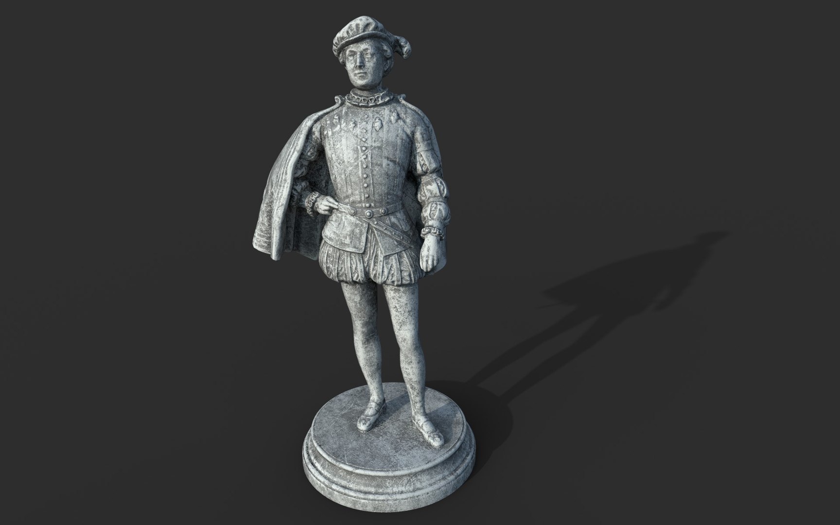 Man Statue 3D Model - TurboSquid 1546128