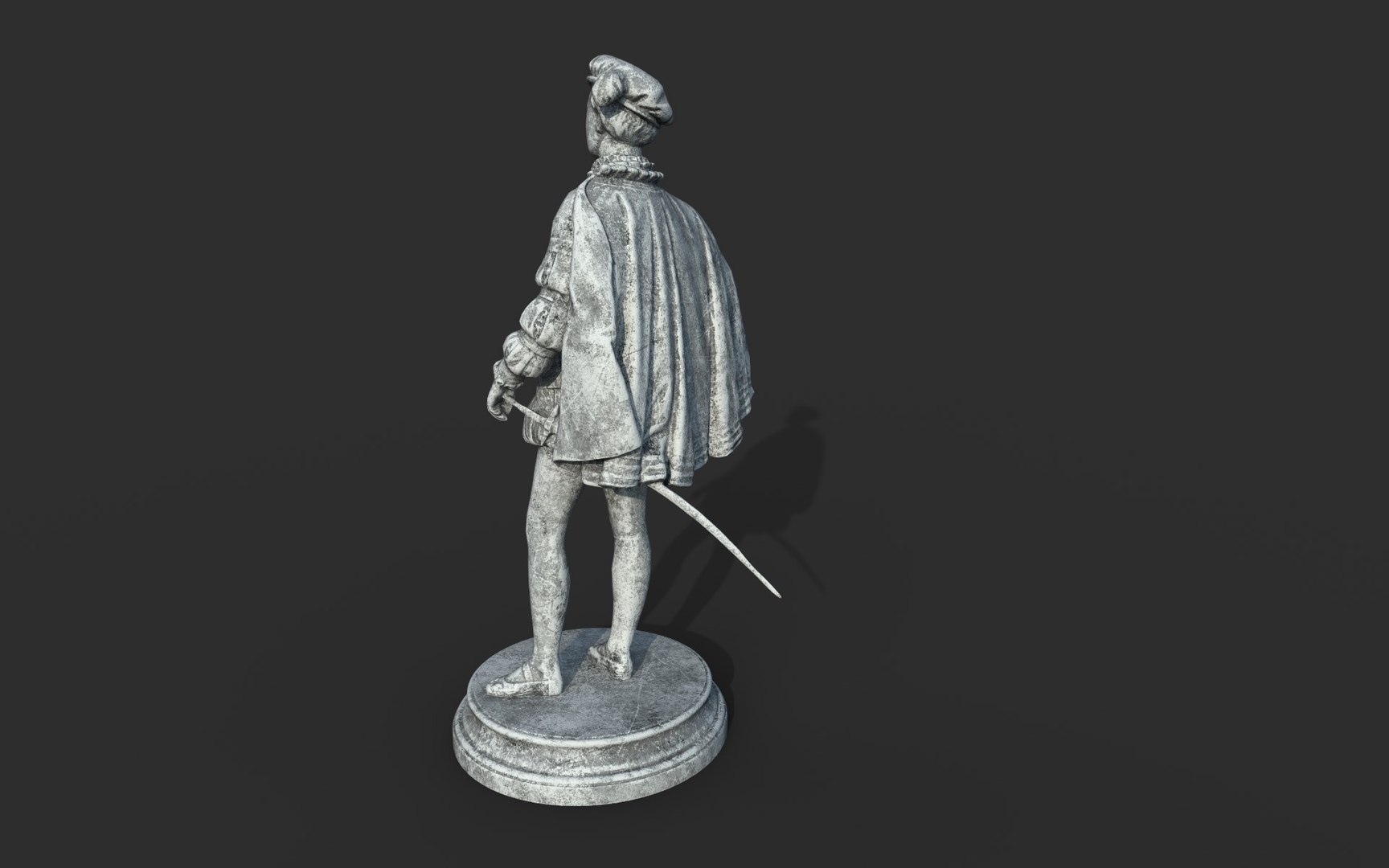 Man Statue 3D Model - TurboSquid 1546128