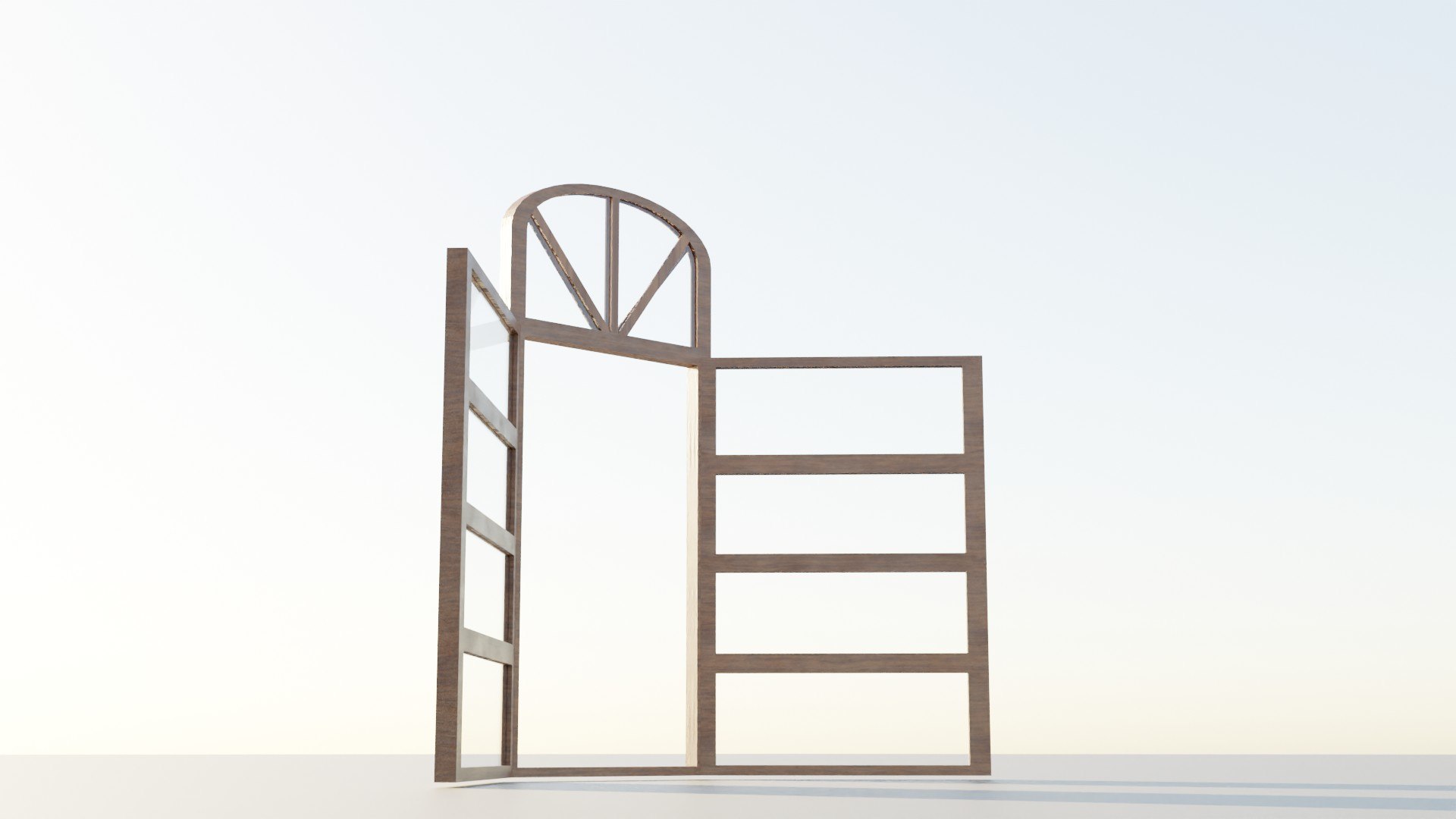 Free 3D Model Opened Window Glass - TurboSquid 2376057