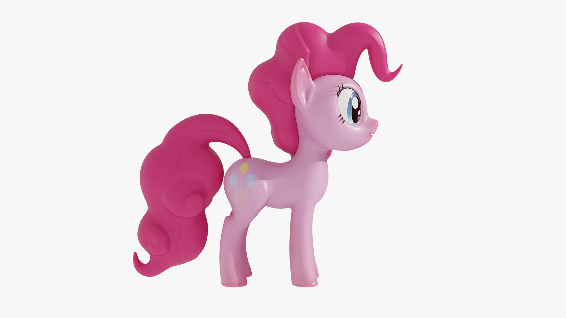 Pinkie Pie Little Pony 3D Model - TurboSquid 1703207