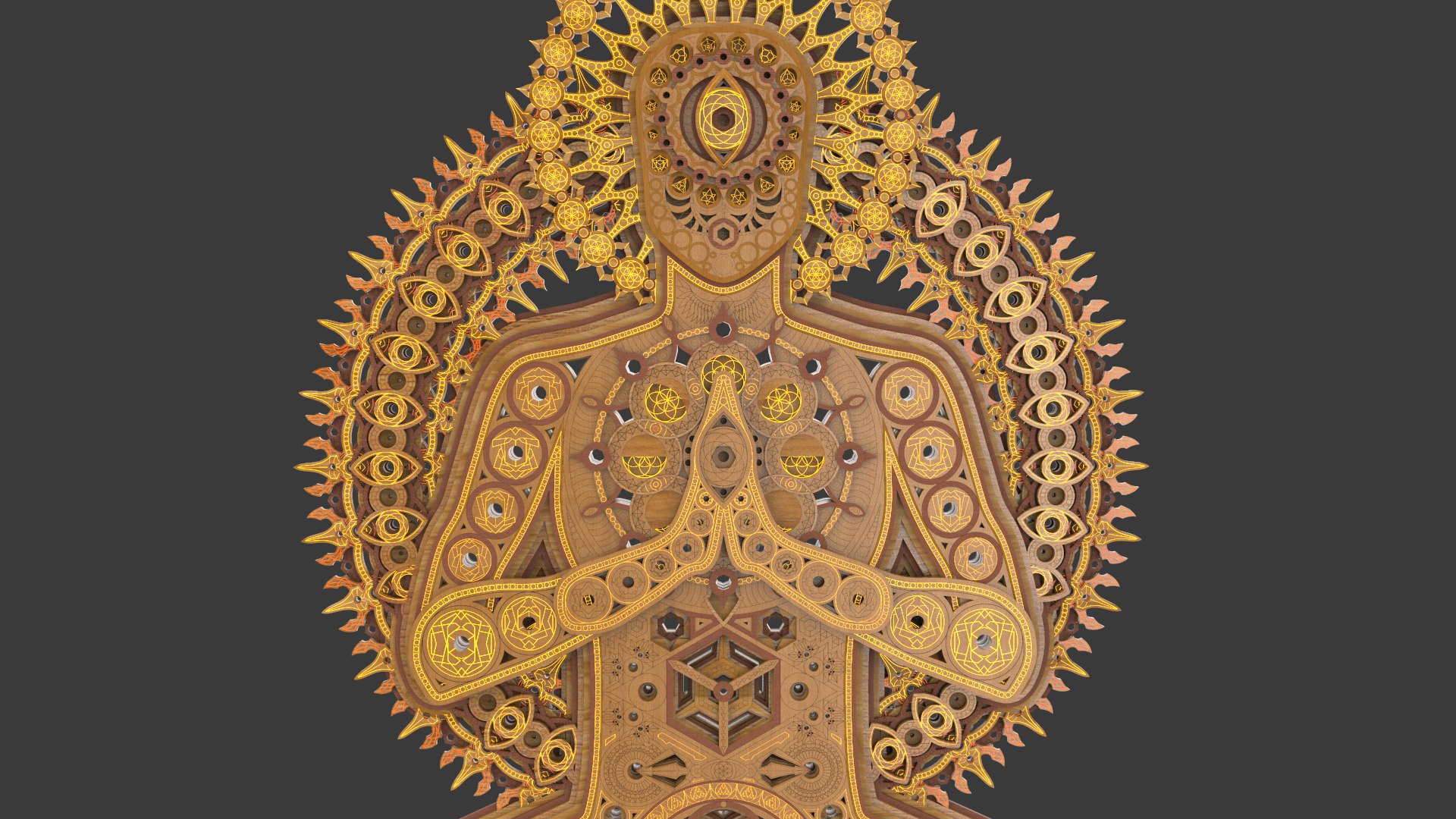 Wall Sculpture 3D Model - TurboSquid 1530896