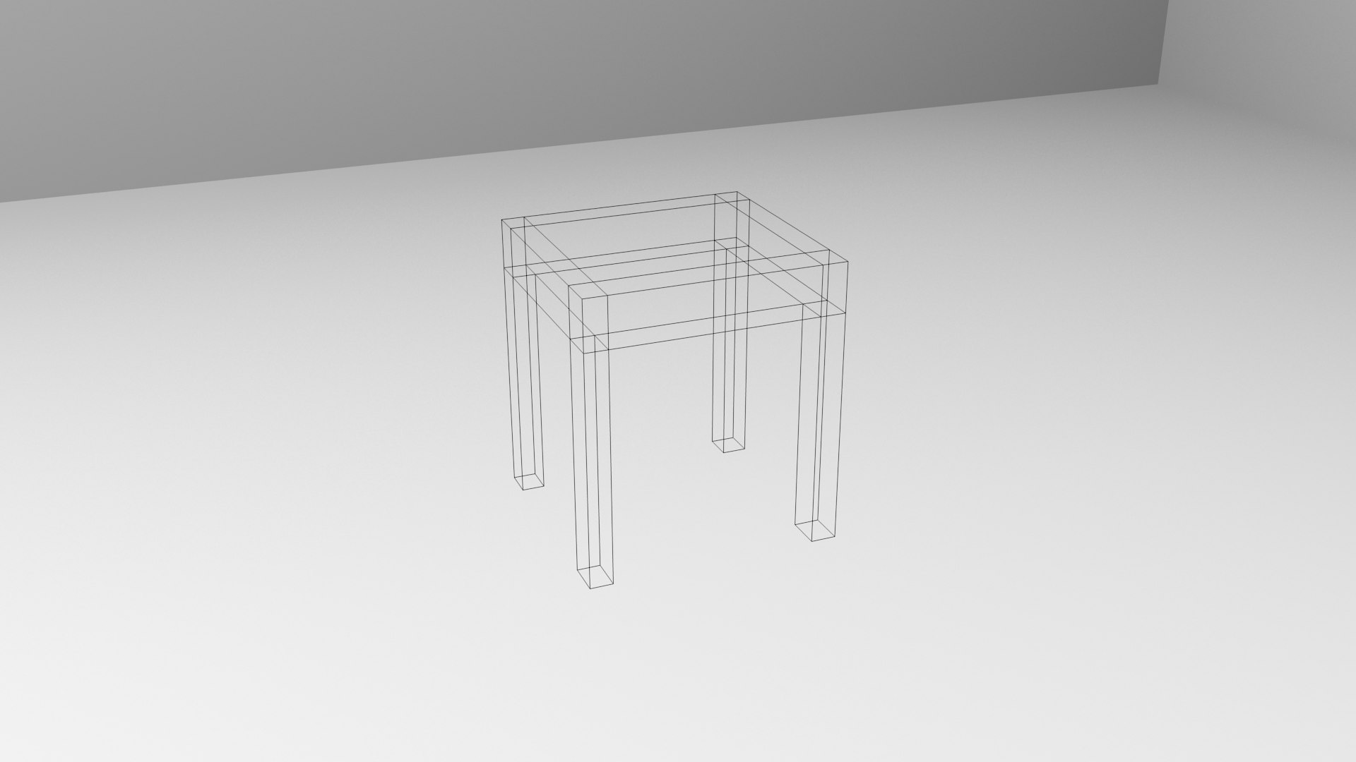 3D model rectangle desk - TurboSquid 1464456