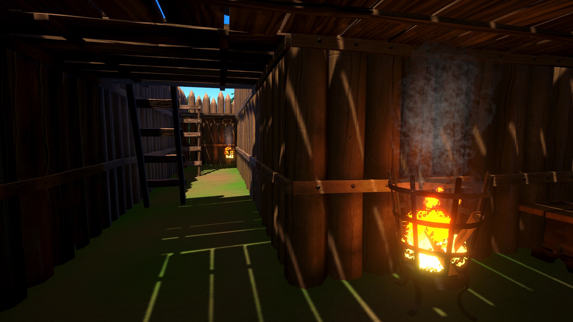 3D Wooden Fort - Stylized Fantasy Environment Model - TurboSquid 2423291
