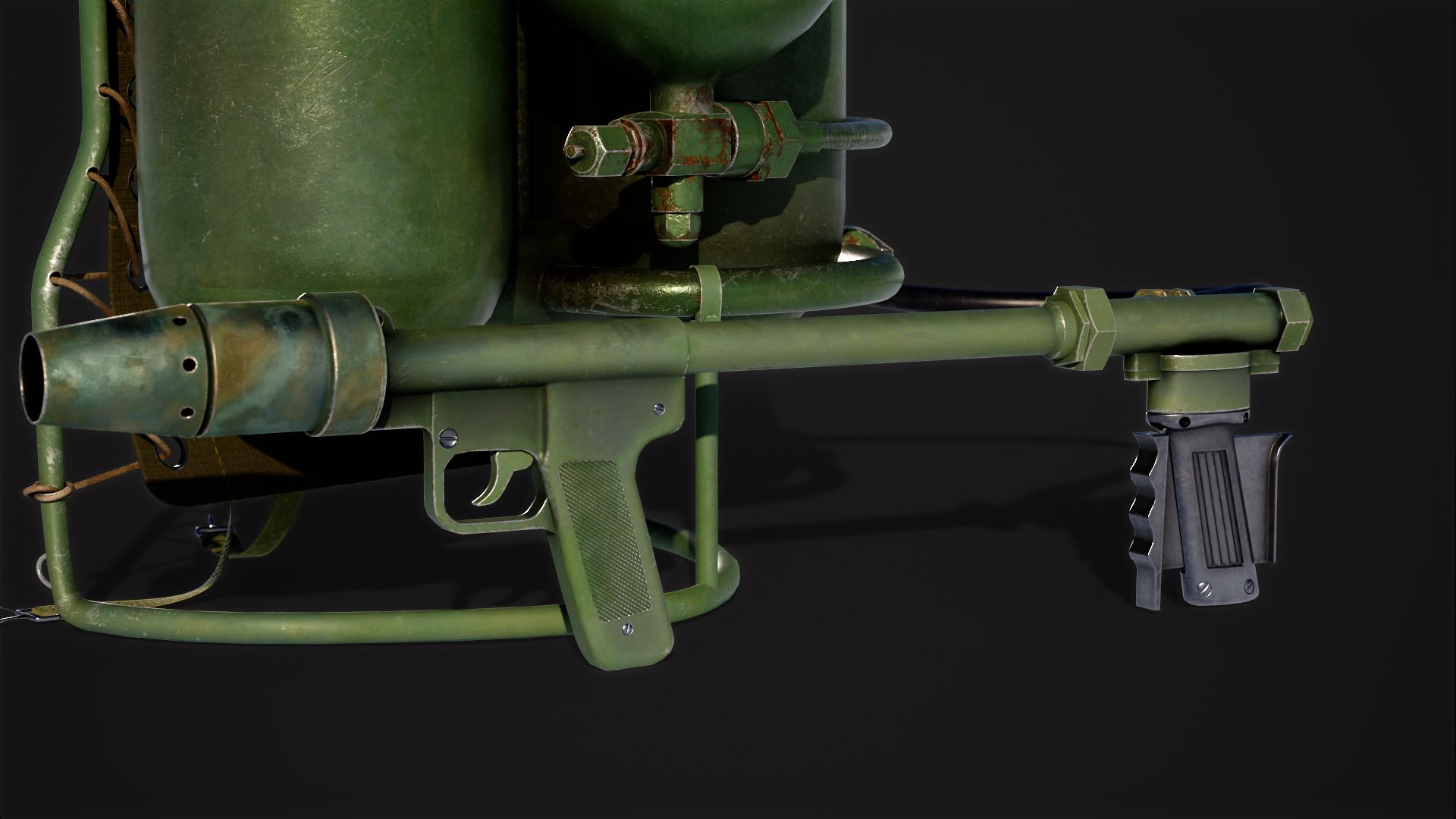 3D M2 Flamethrower - TurboSquid 2117378