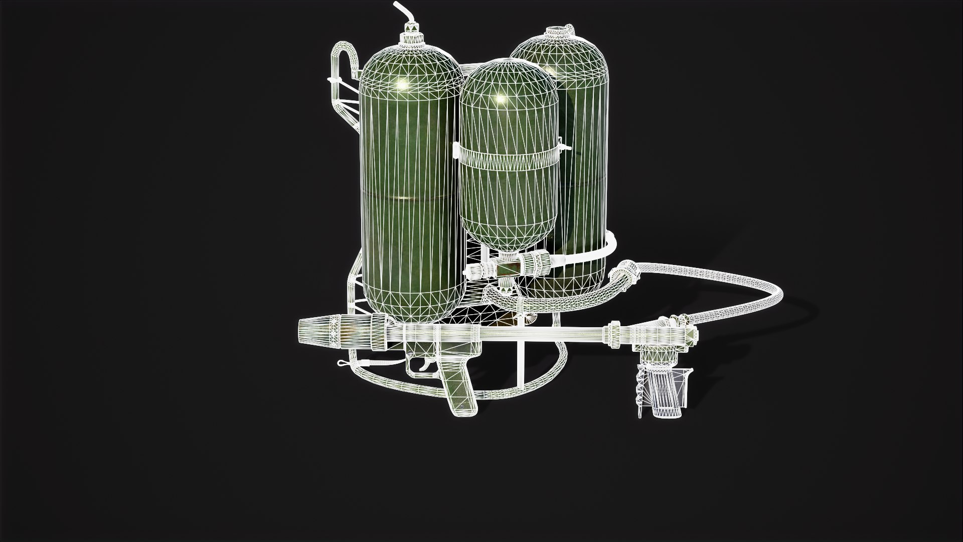 3D M2 Flamethrower - TurboSquid 2117378