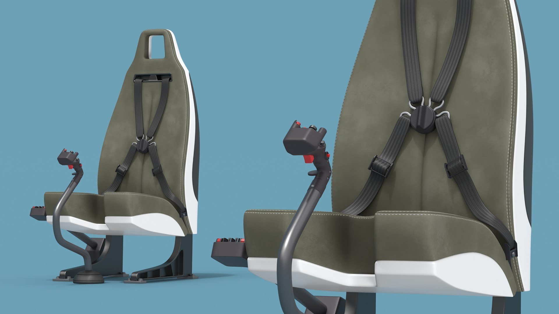 Private Helicopter Pilot Seat Model - TurboSquid 2309999