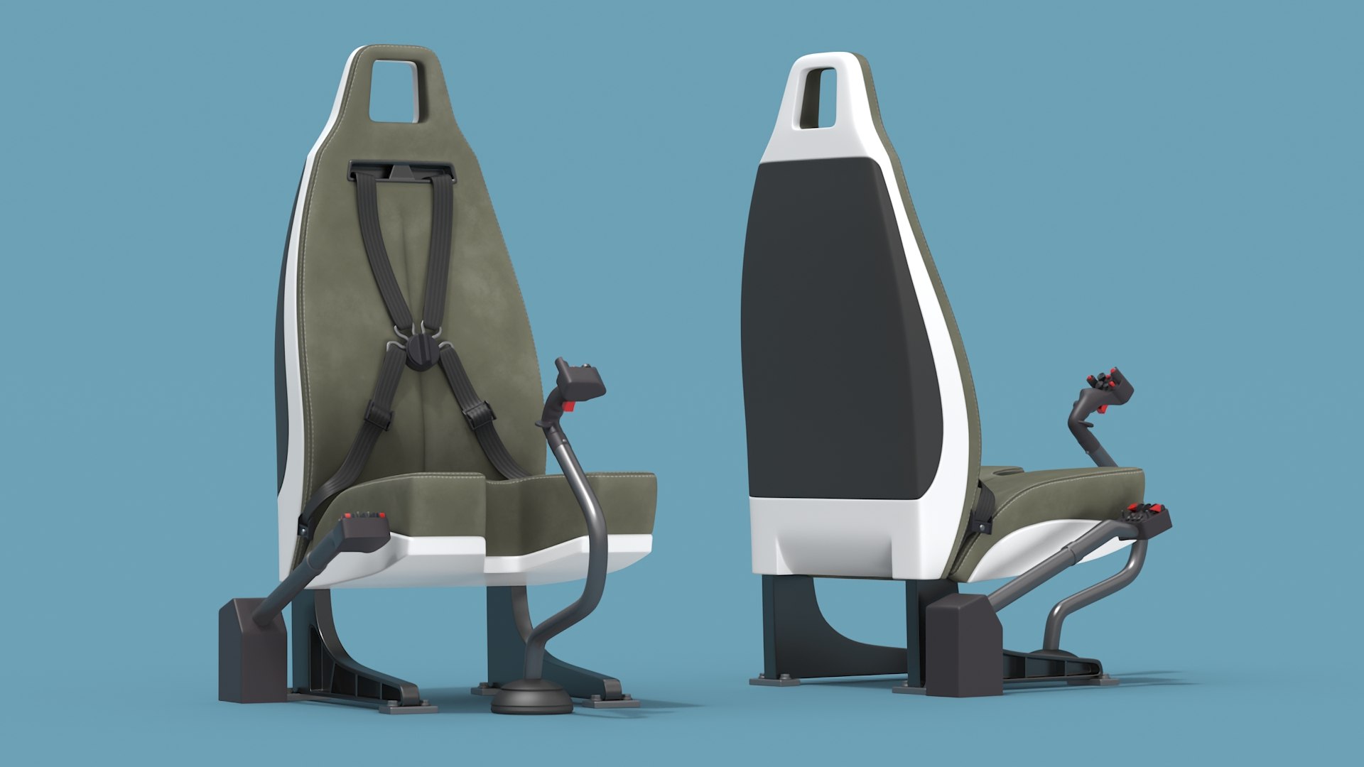 Private Helicopter Pilot Seat Model - TurboSquid 2309999