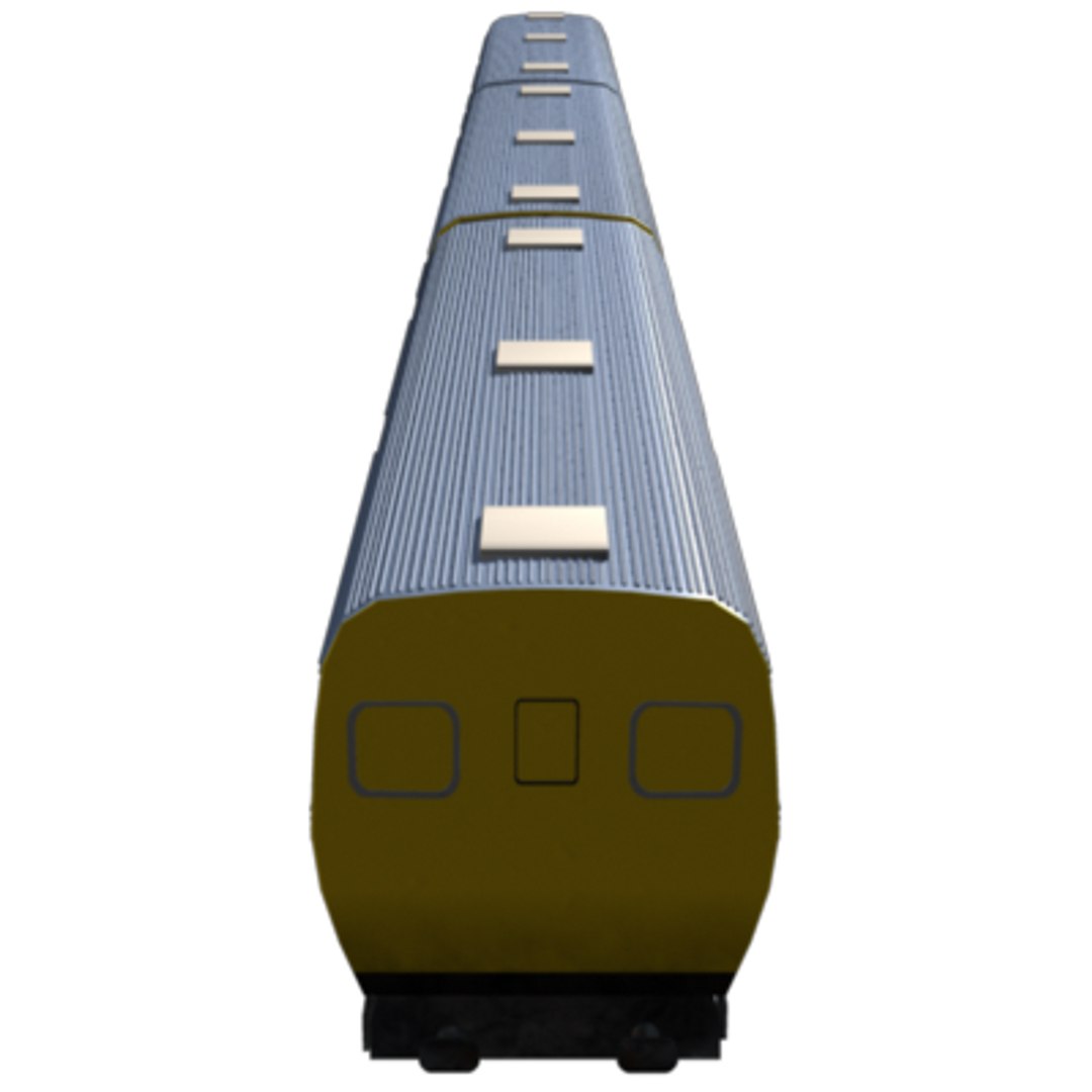 Electric Train 3d Model