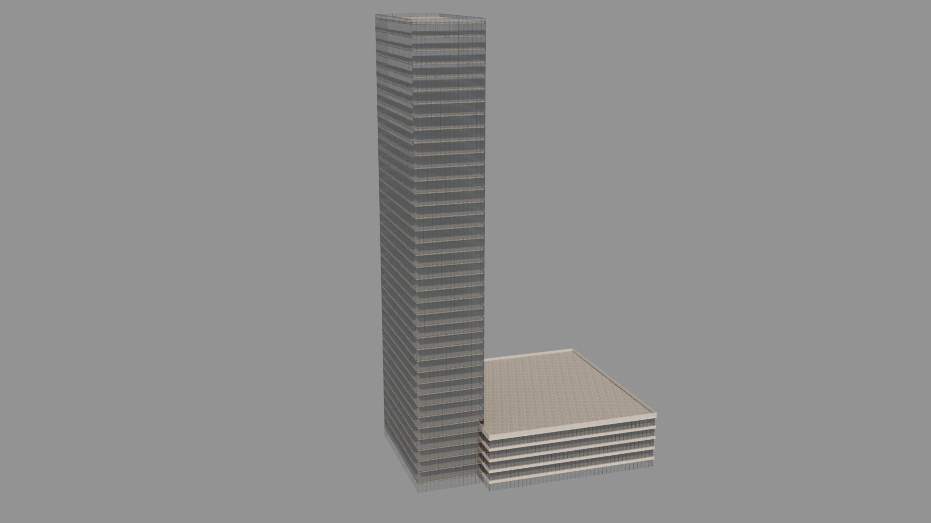 Tower Building 3D - TurboSquid 2161488