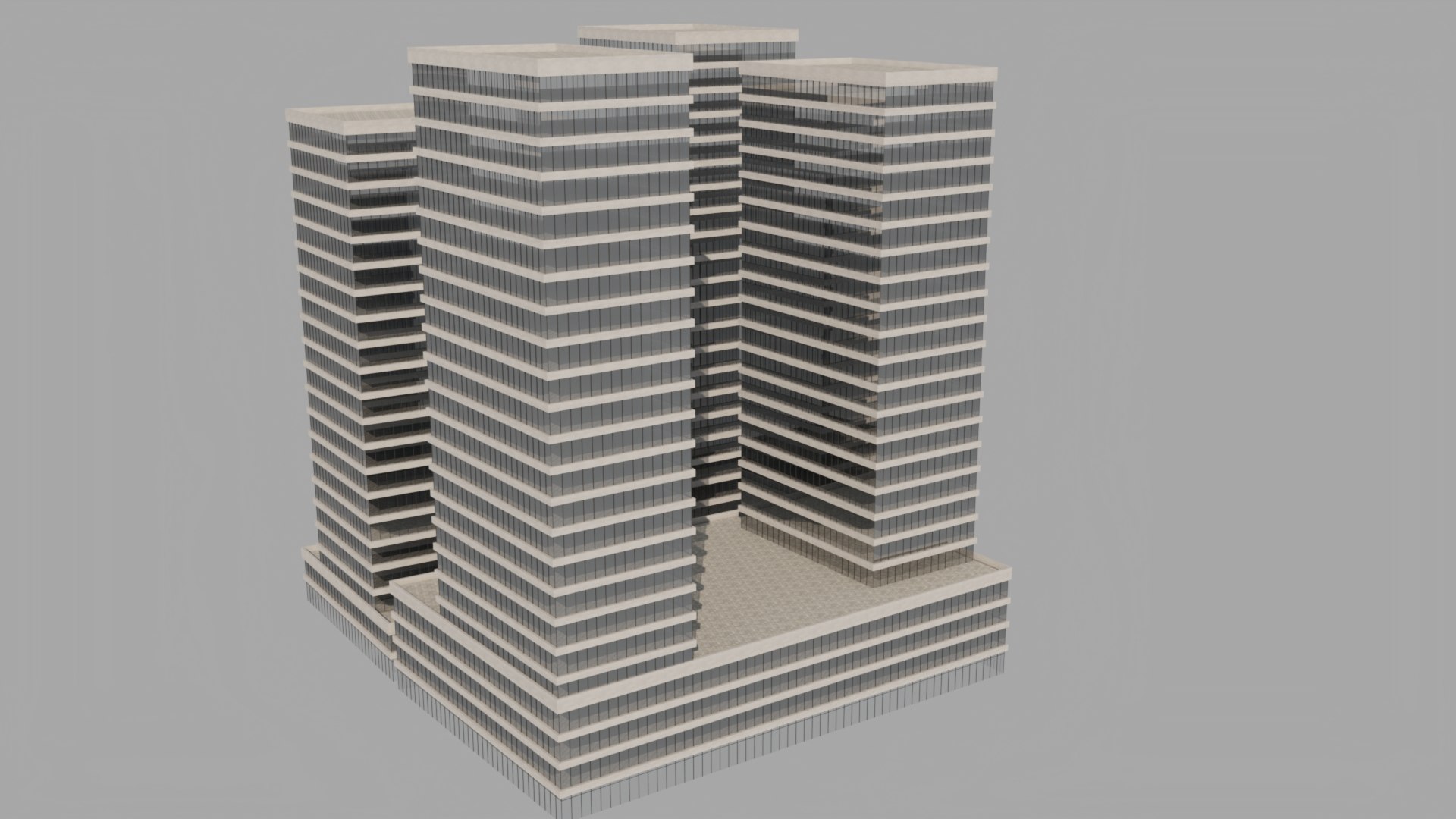 Tower Building 3D - TurboSquid 2161488
