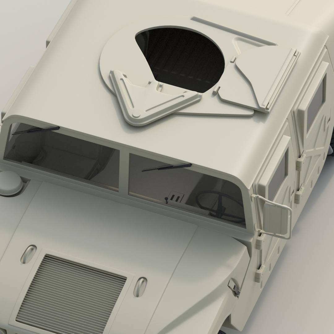 humvee transport 3d model
