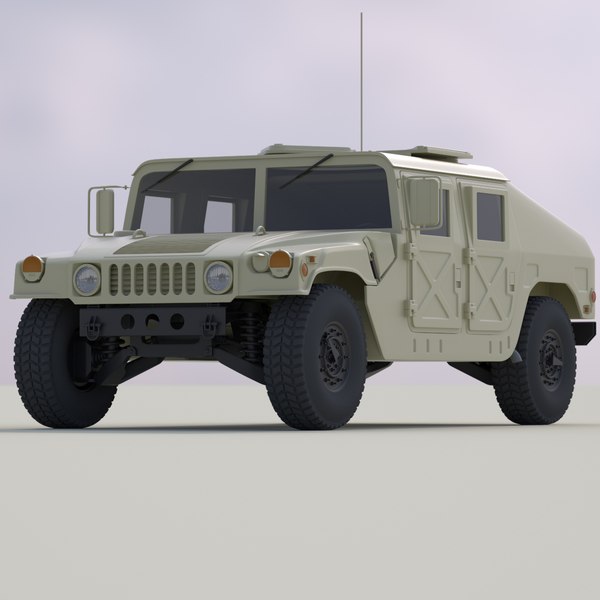 humvee transport 3d model