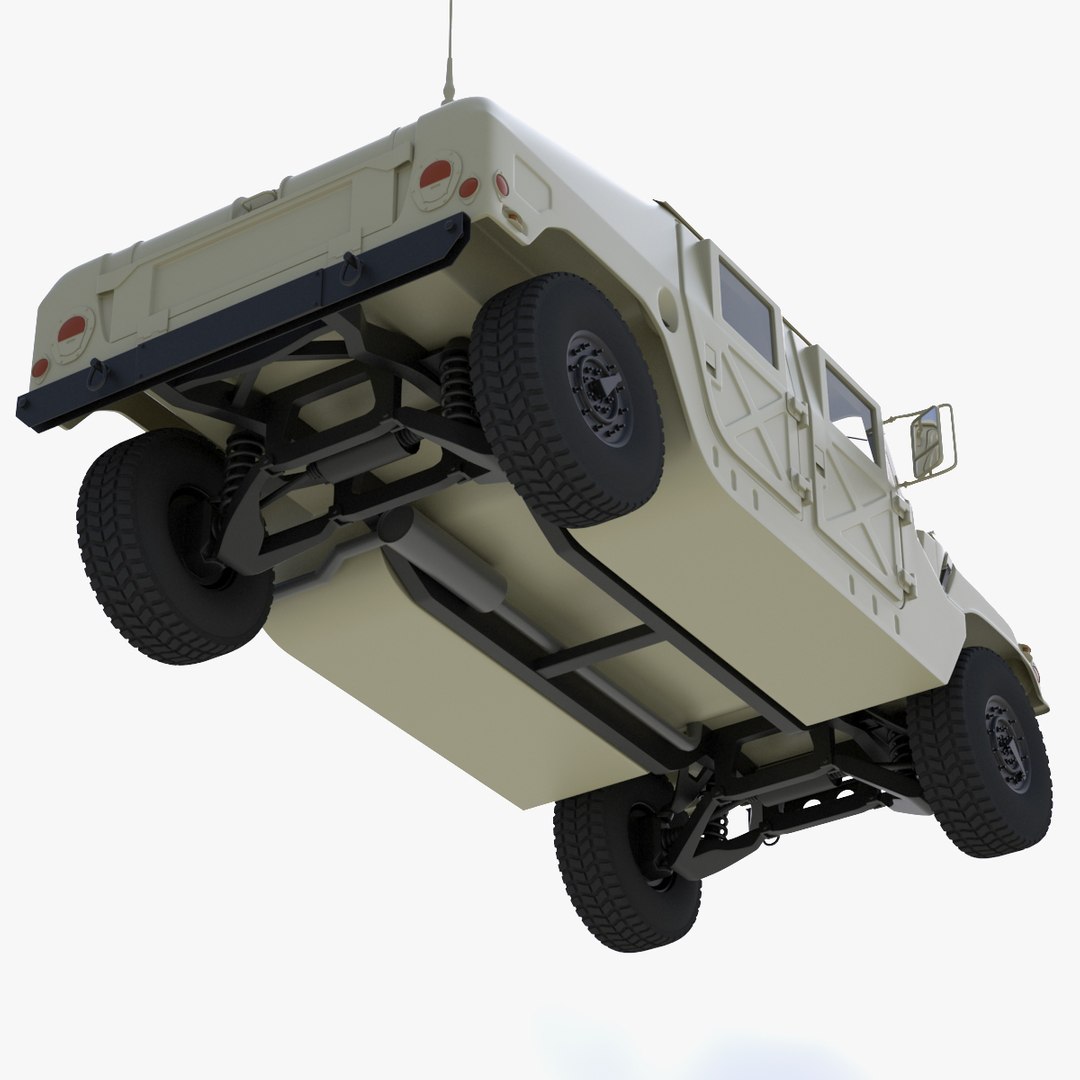 humvee transport 3d model