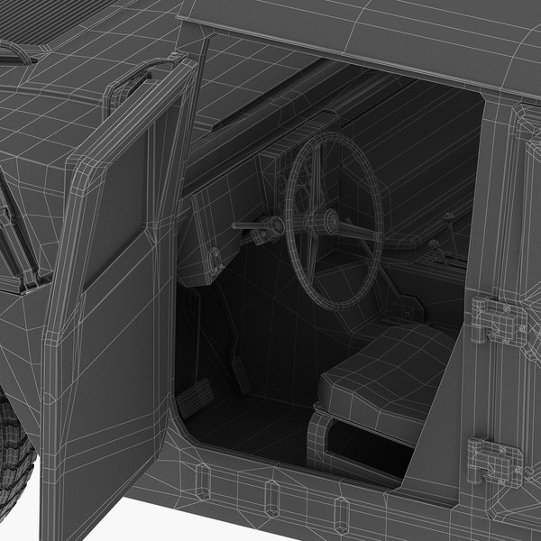humvee transport 3d model