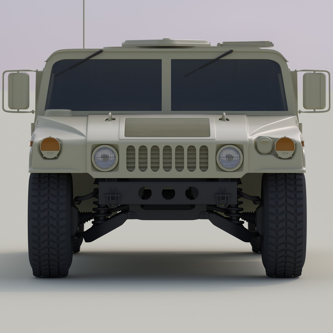 humvee transport 3d model