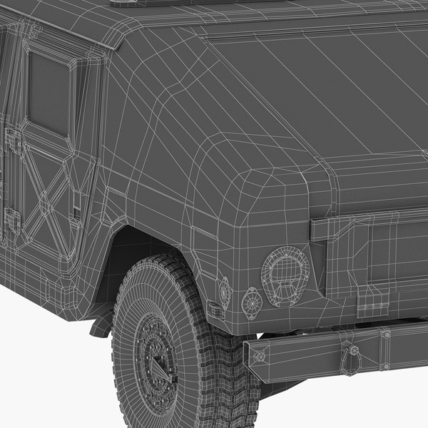 humvee transport 3d model