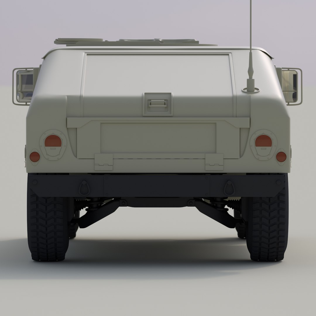 humvee transport 3d model