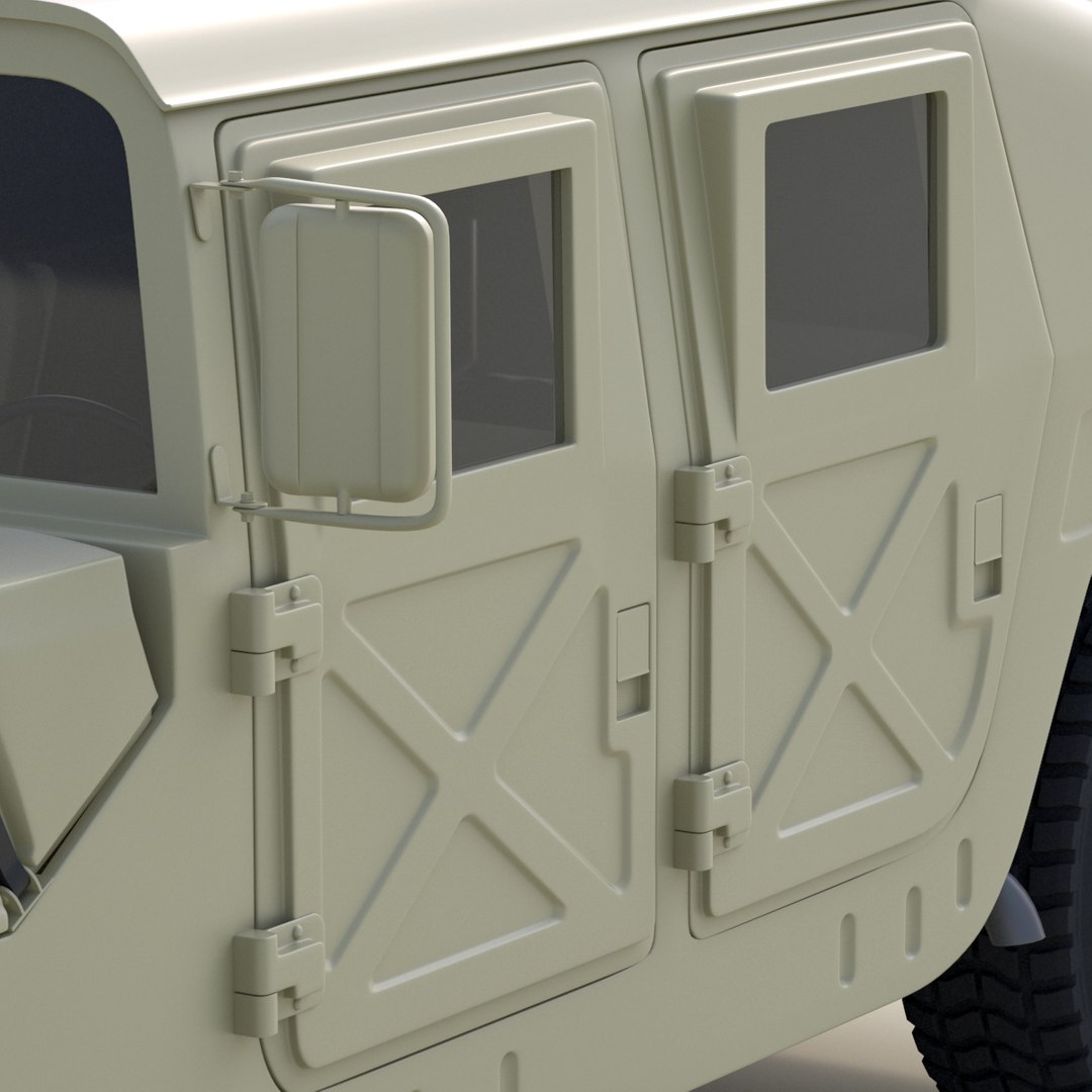 humvee transport 3d model