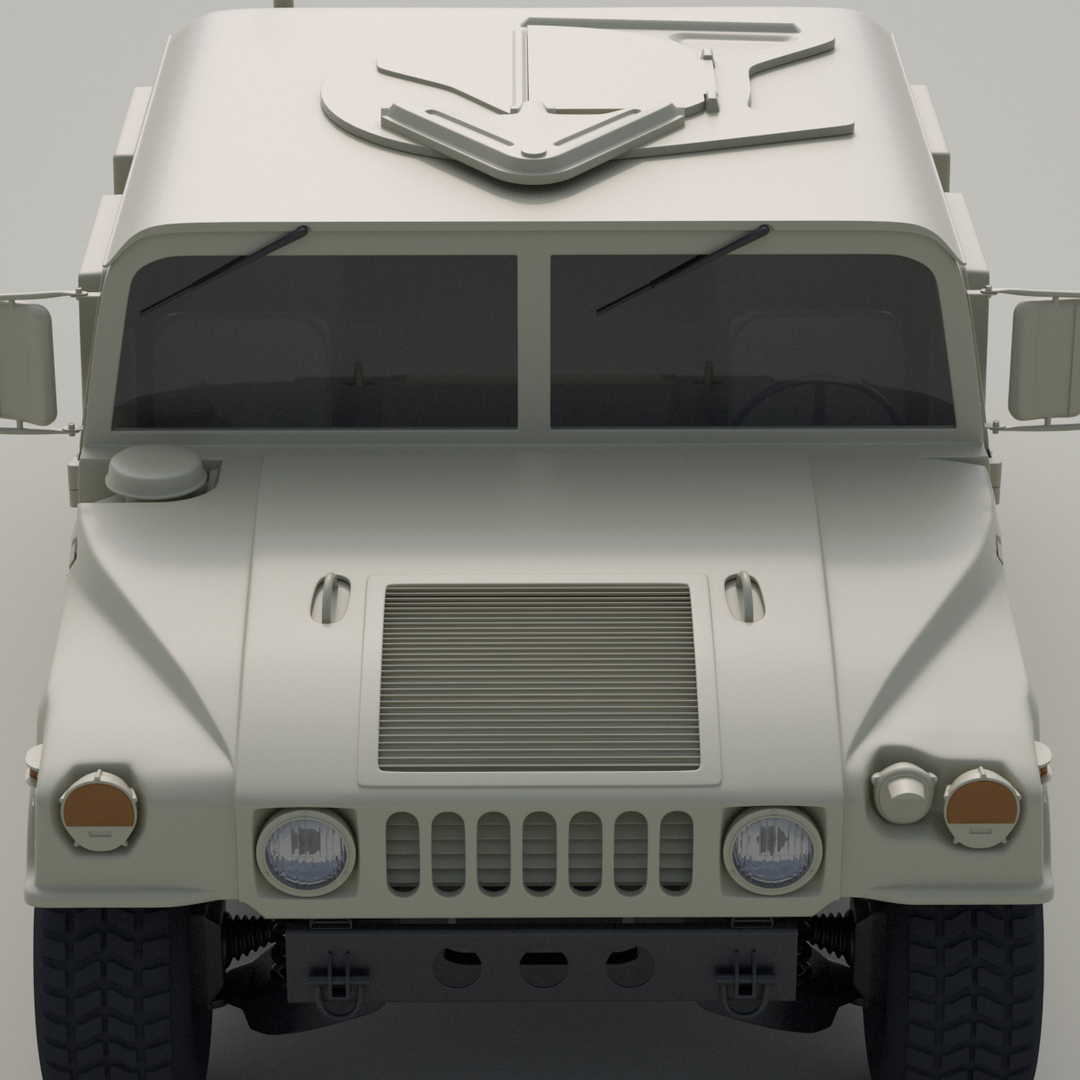 humvee transport 3d model