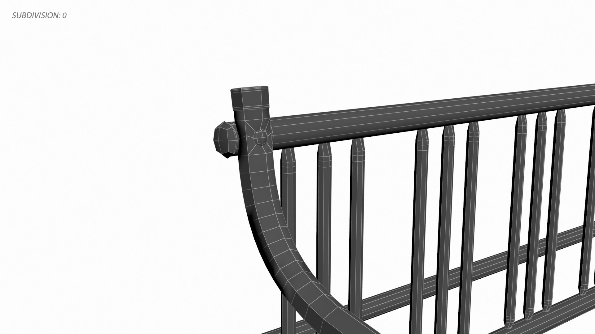 Double-Sided Grid Bike Rack 3D Model - TurboSquid 2222327