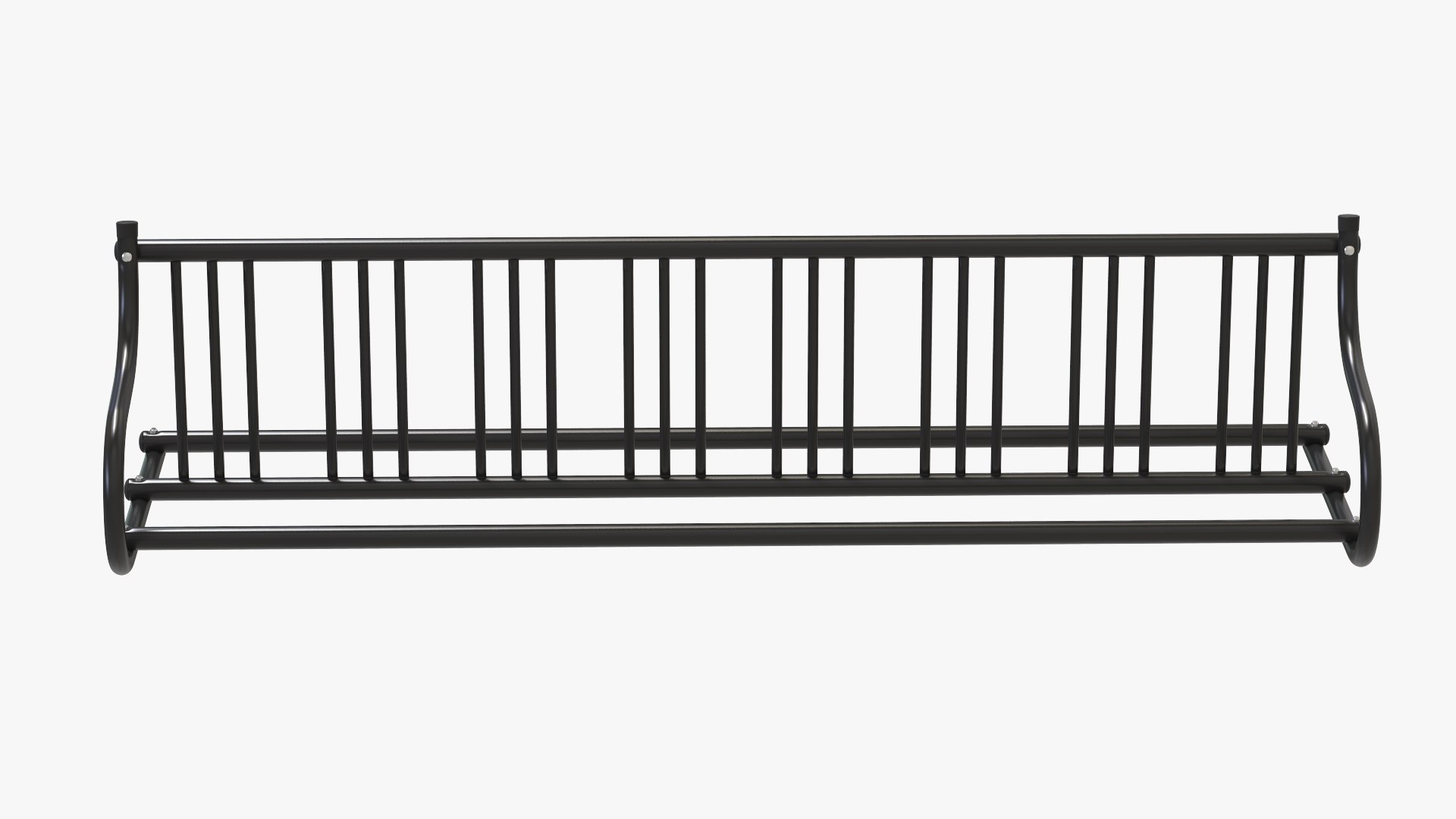 Double-Sided Grid Bike Rack 3D Model - TurboSquid 2222327