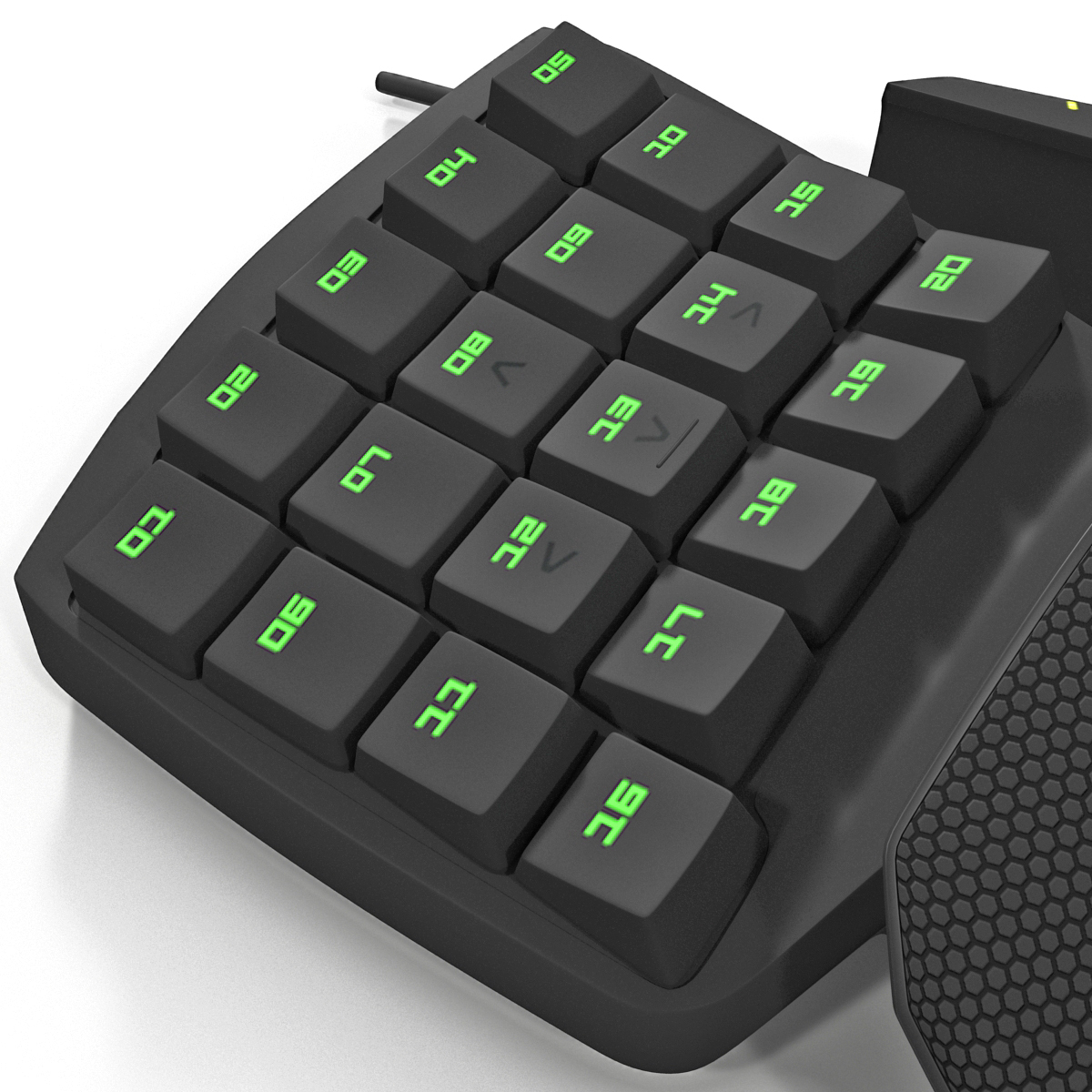 3d model elite gaming keypad razer