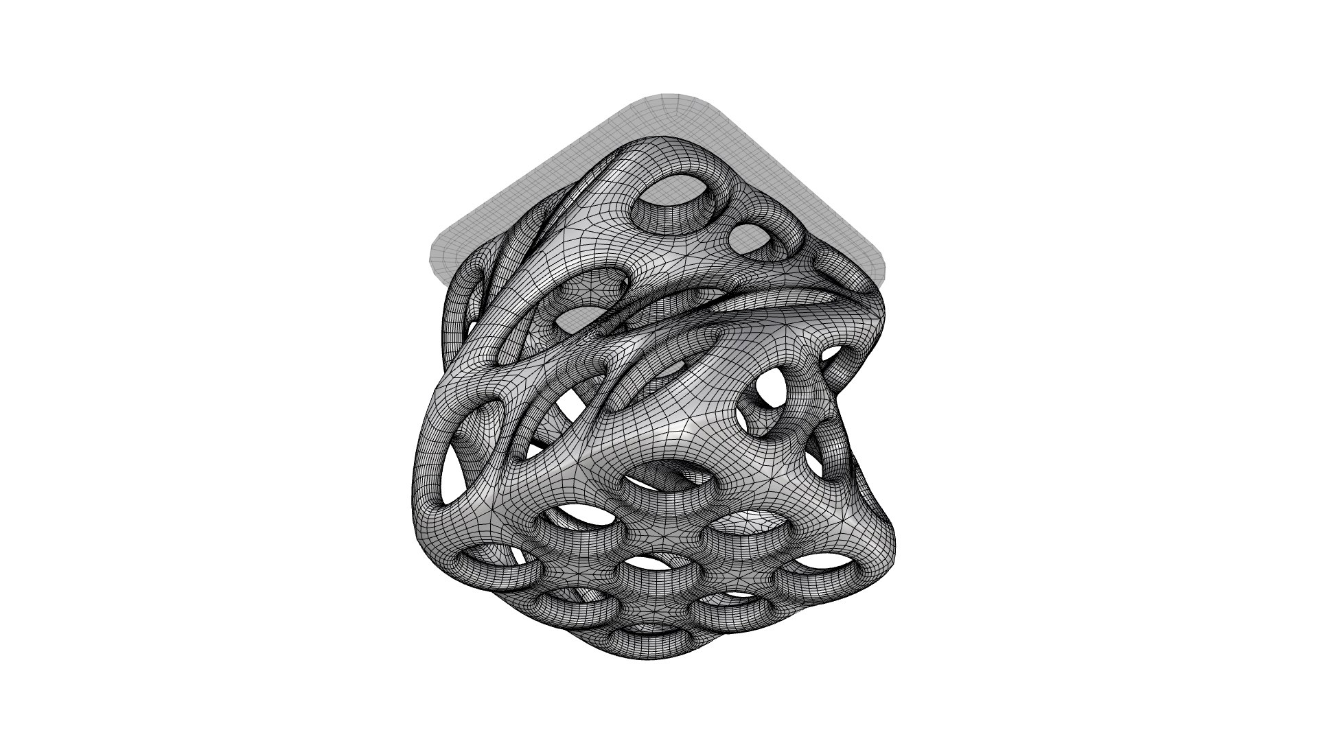 3D Twisted Table HIGH Density - TurboSquid 2179203