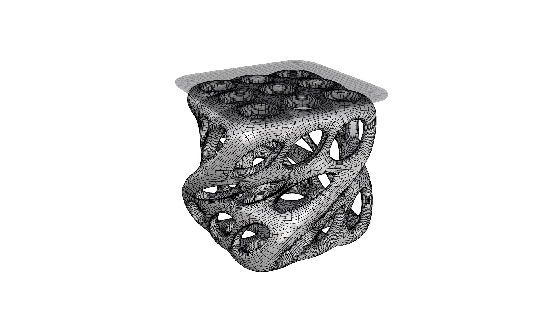 3D Twisted Table HIGH Density - TurboSquid 2179203