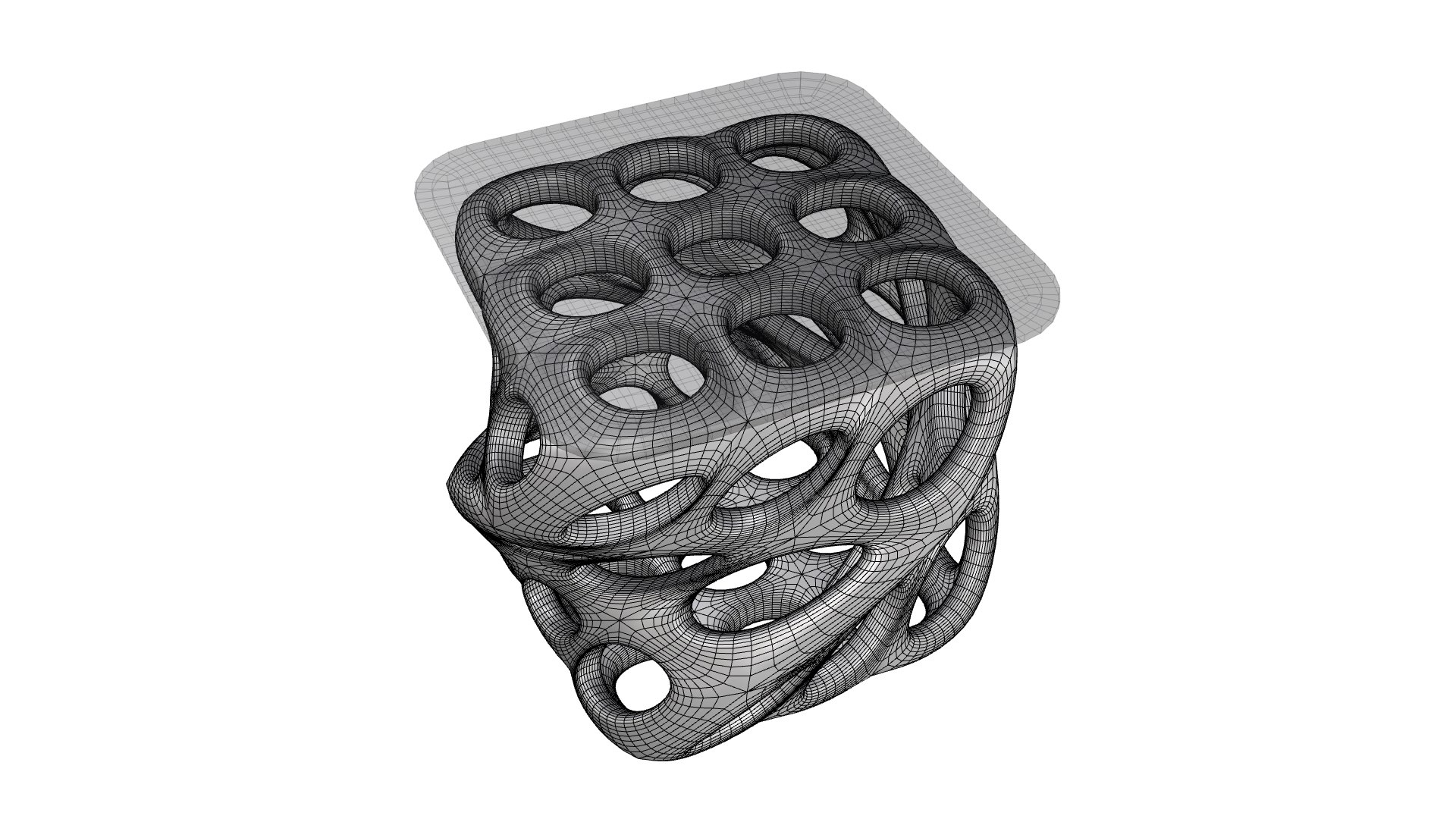 3D Twisted Table HIGH Density - TurboSquid 2179203