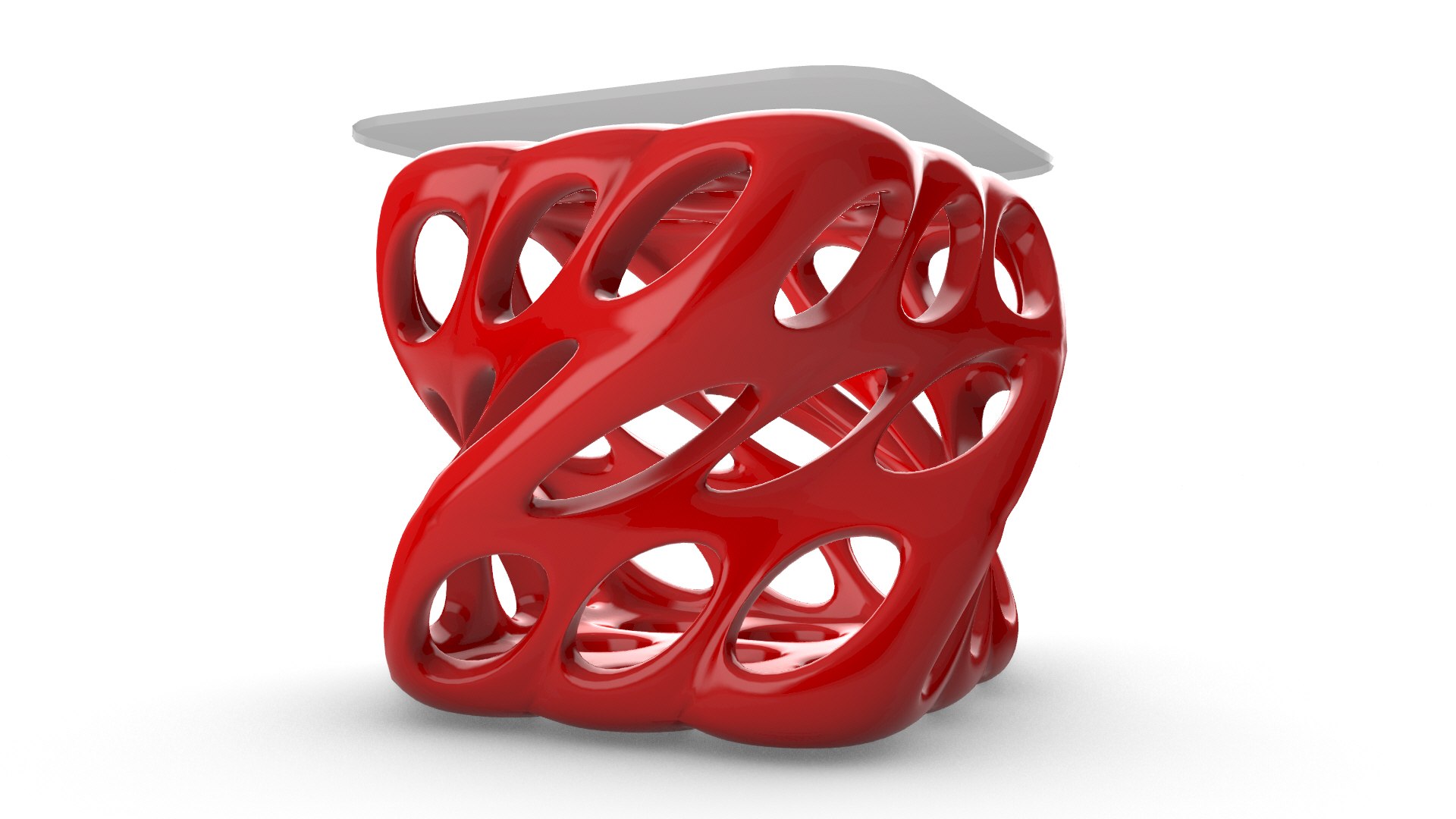 3D Twisted Table HIGH Density - TurboSquid 2179203