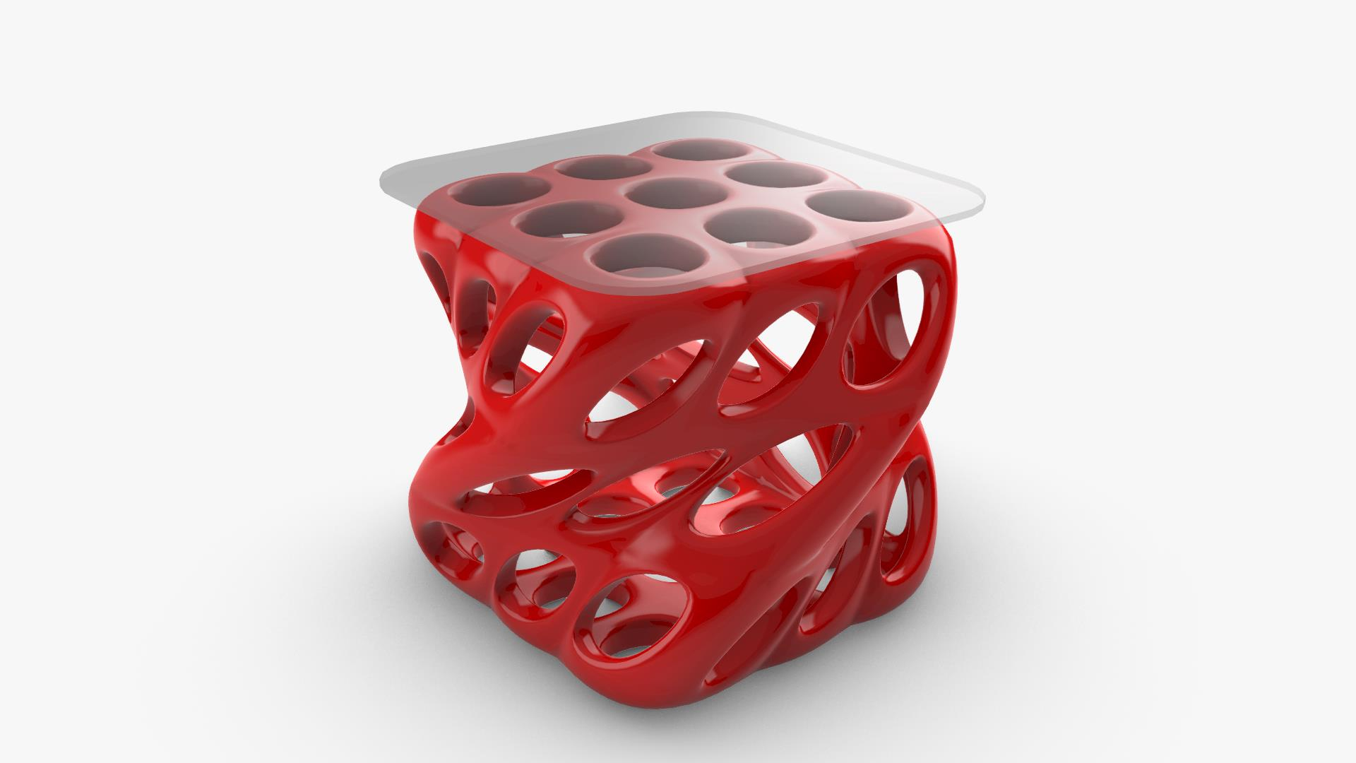 3D Twisted Table HIGH Density - TurboSquid 2179203