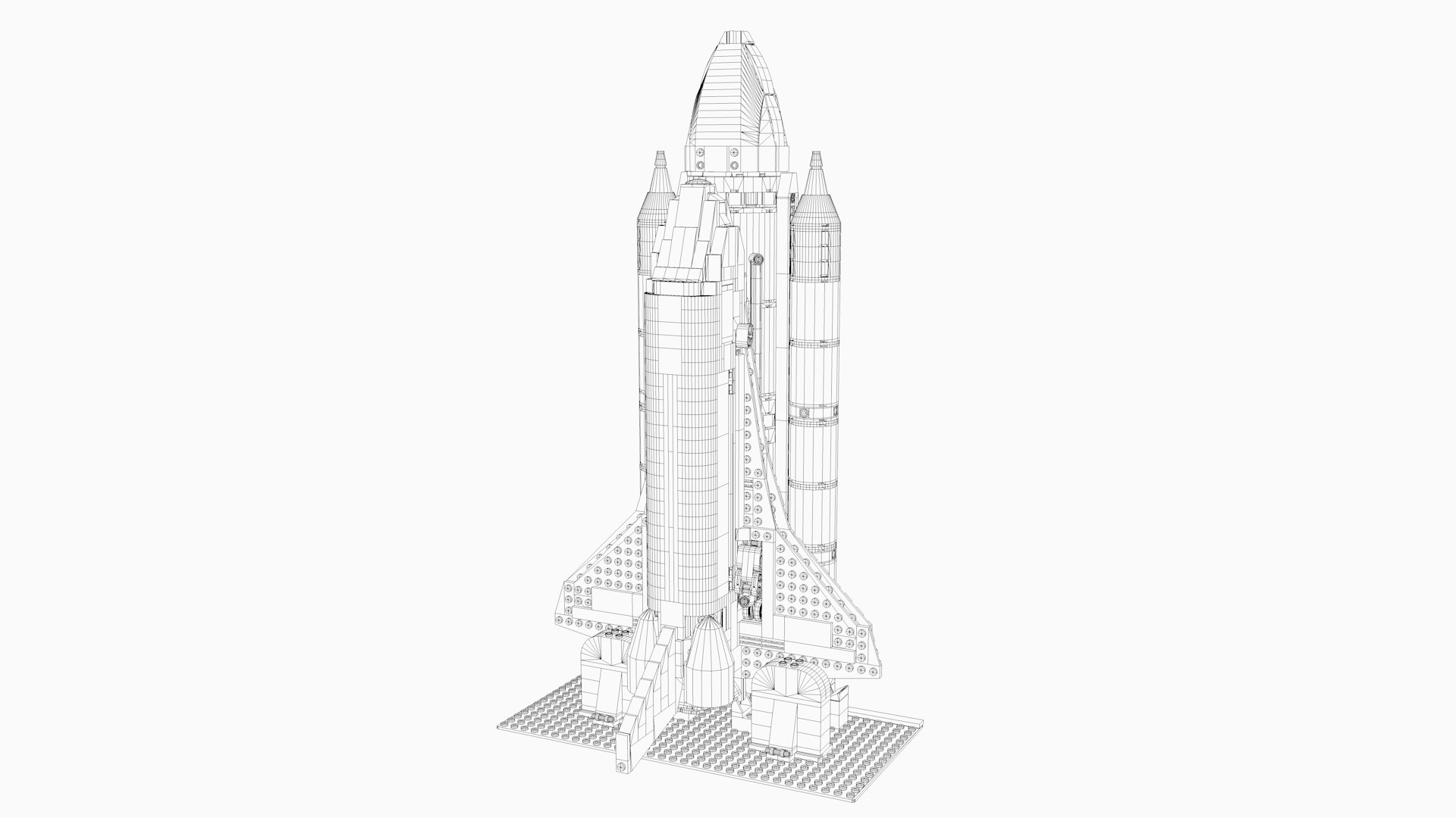 3D LEGO Shuttle Adventure Model - TurboSquid 1927899