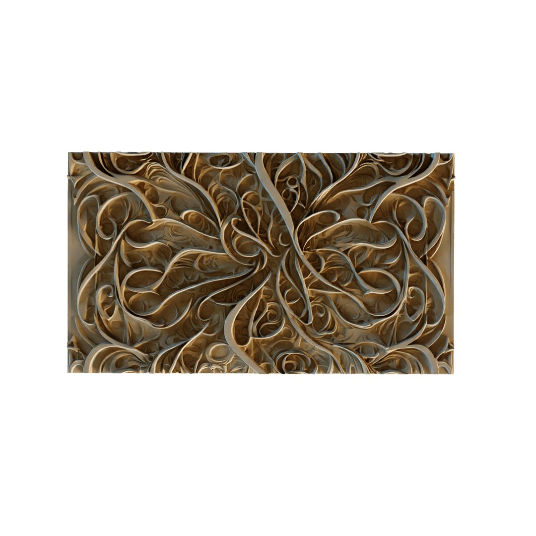 Mural Decor Set Wall Panel 06 3D - TurboSquid 2180734