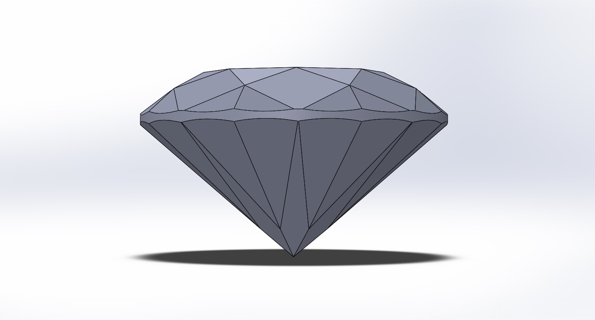 3D brilliant realistic diamond - TurboSquid 1361031