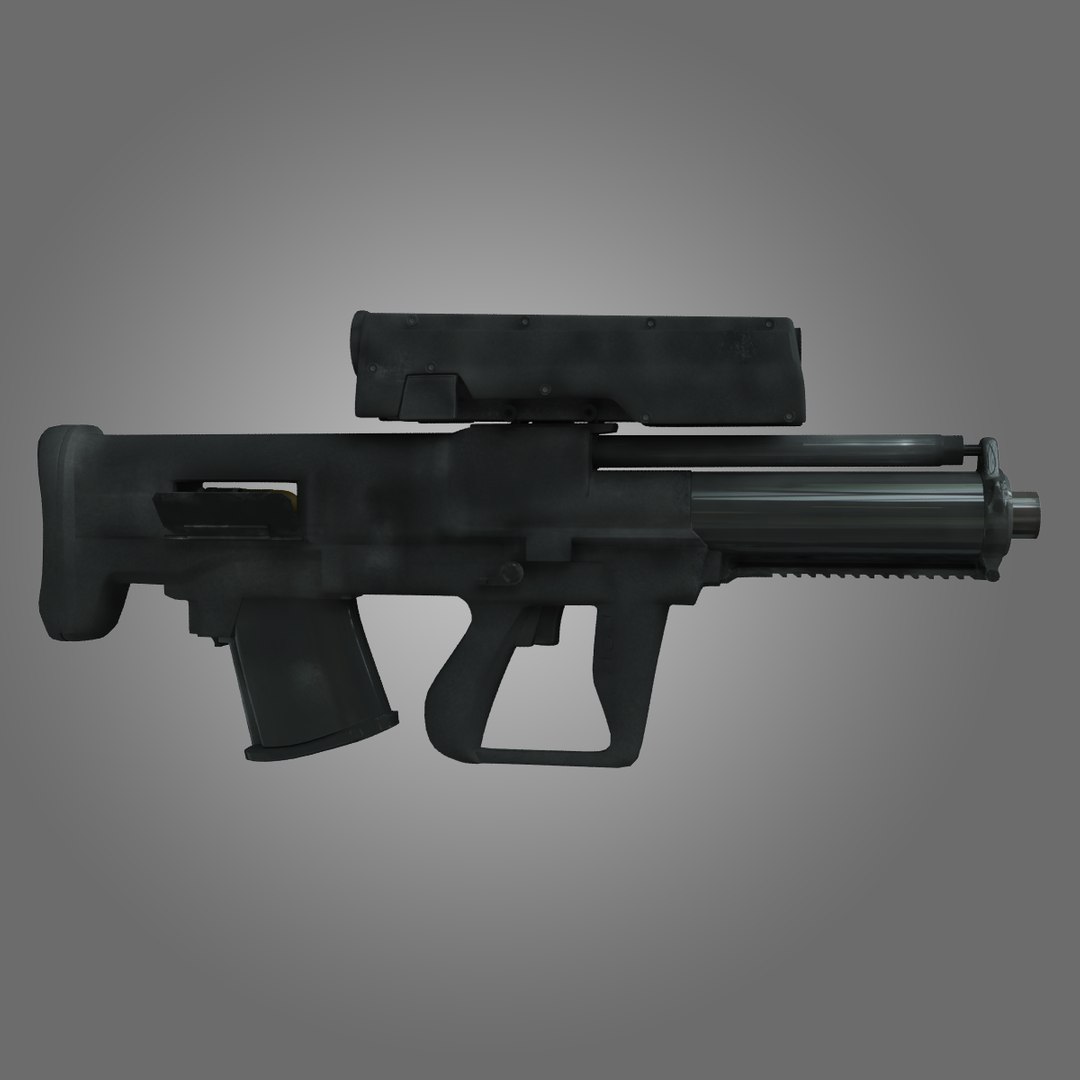 3d Xm25 Grenade Launcher Model
