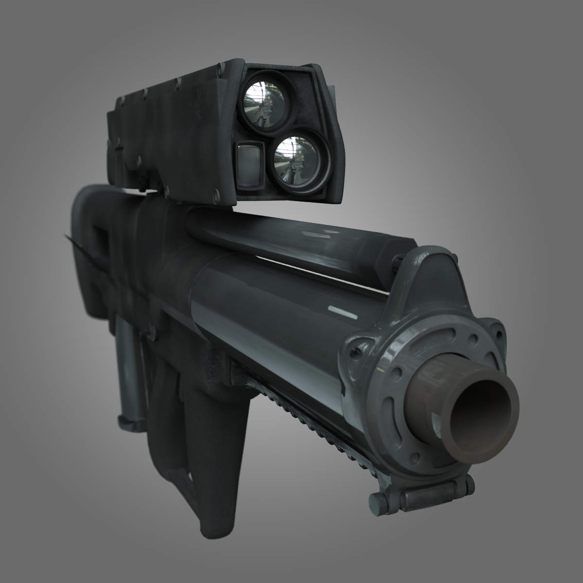 3d xm25 grenade launcher model