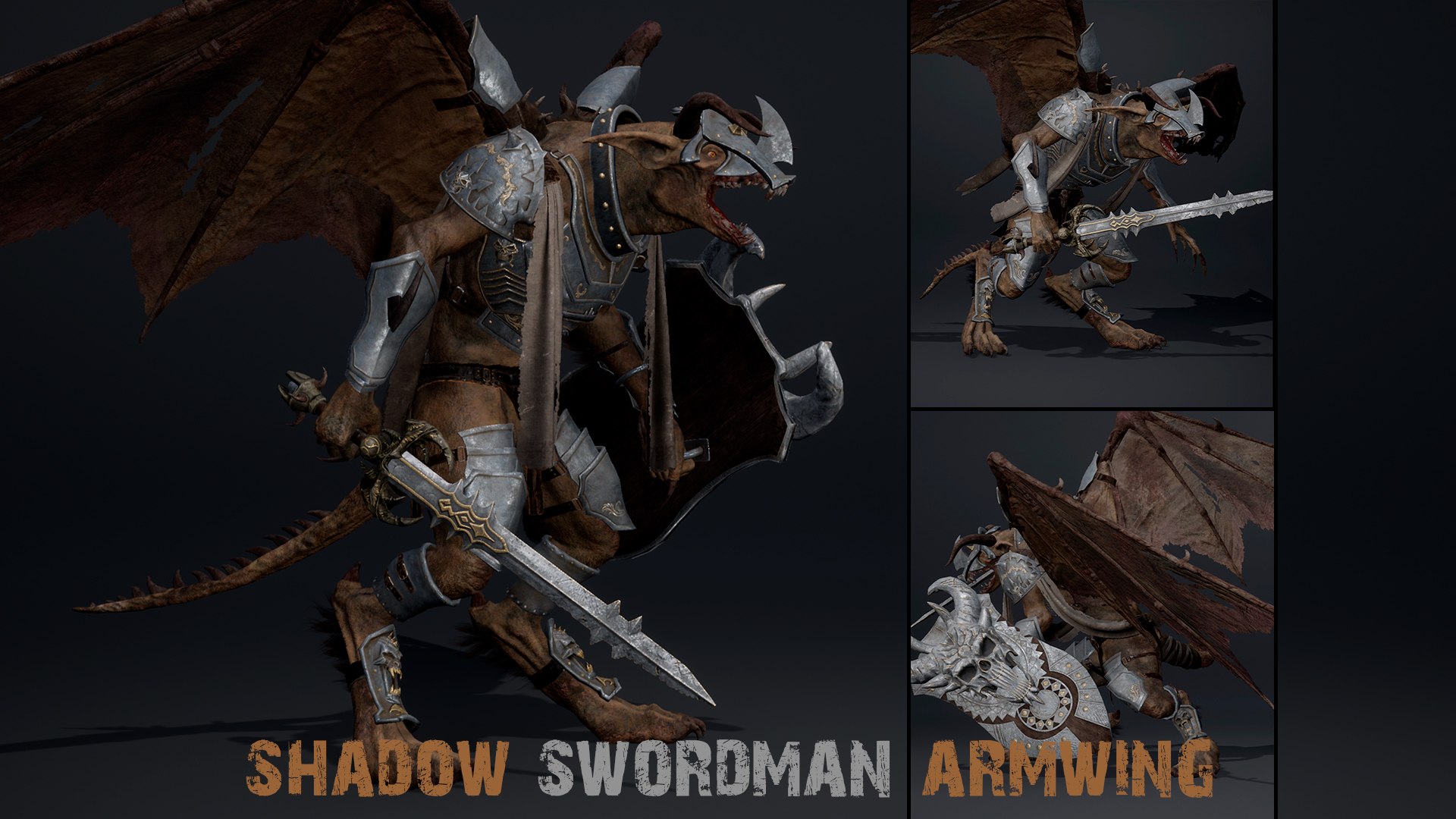 Shadow Swordman ArmWing 3D - TurboSquid 2320645